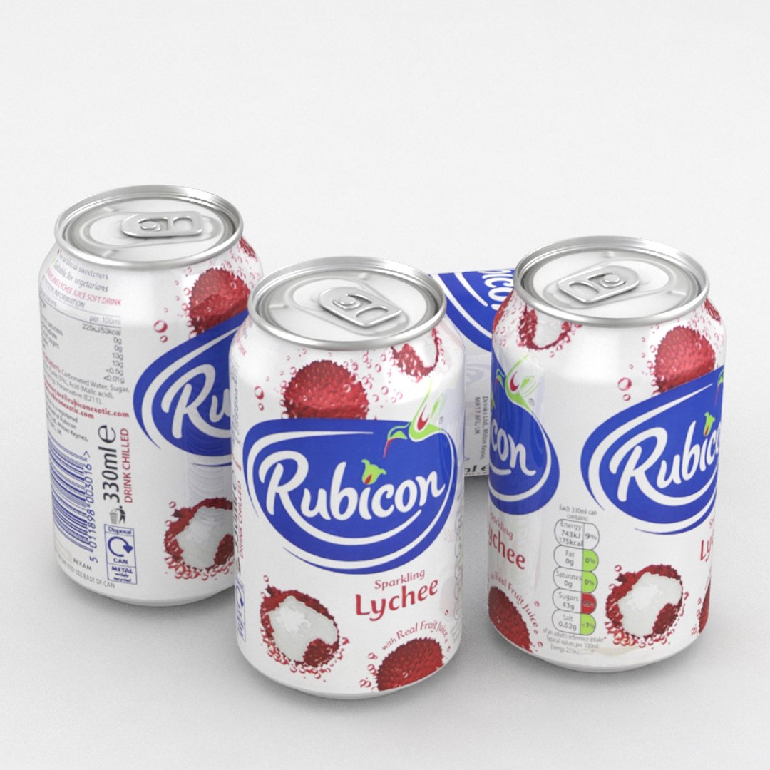 3D Beverage Rubicon Lychee - TurboSquid 1161583