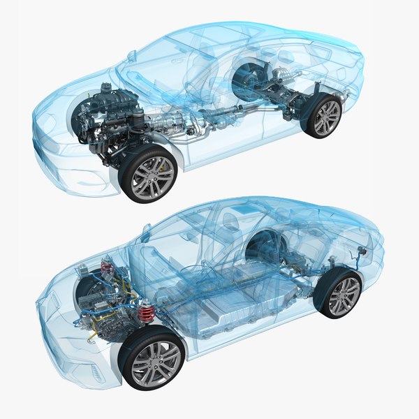 Car Chassis X-Ray 3D model - TurboSquid 2049891