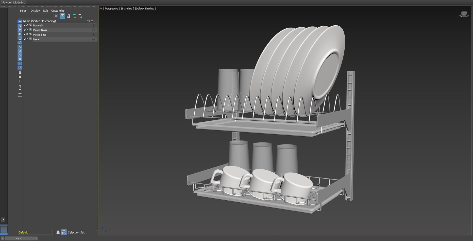 Dish Drainer Drain 3D - TurboSquid 1683695