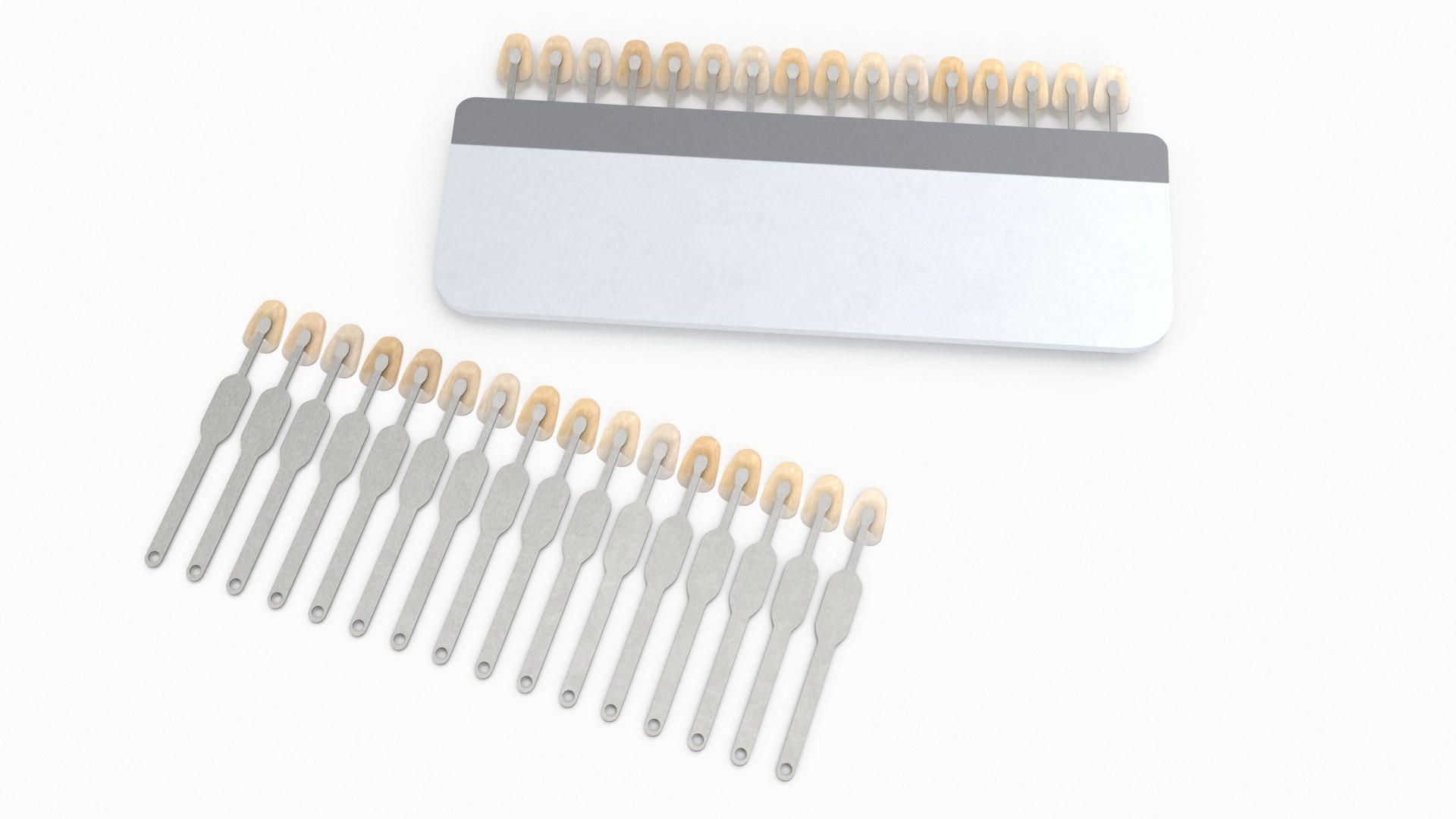 3D VITA Classical A1-D4 Shade Guide - TurboSquid 2202764