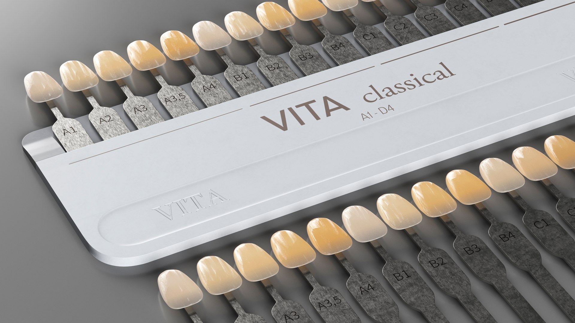 3D VITA Classical A1-D4 Shade Guide - TurboSquid 2202764