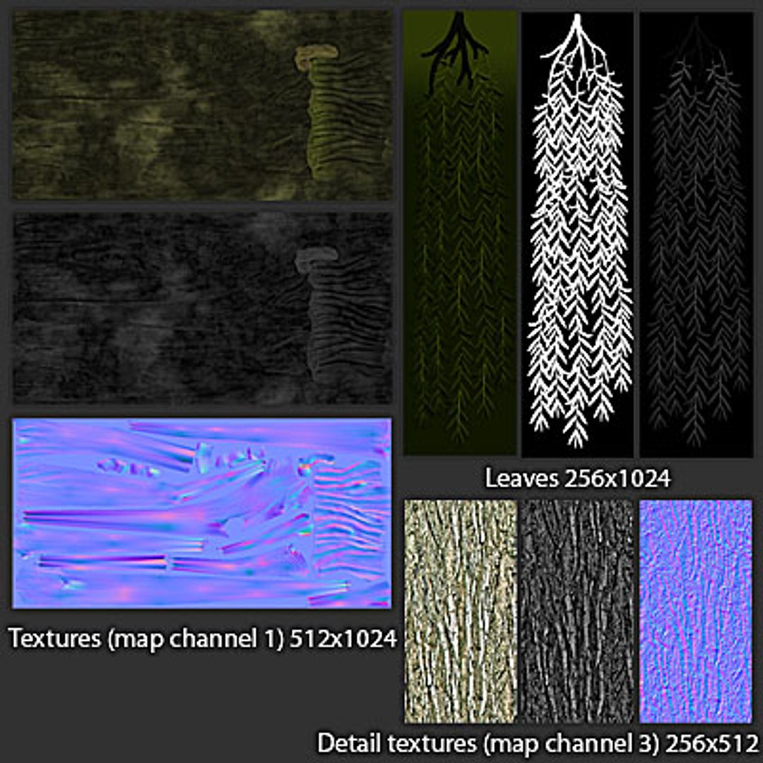 willow normal mapped max