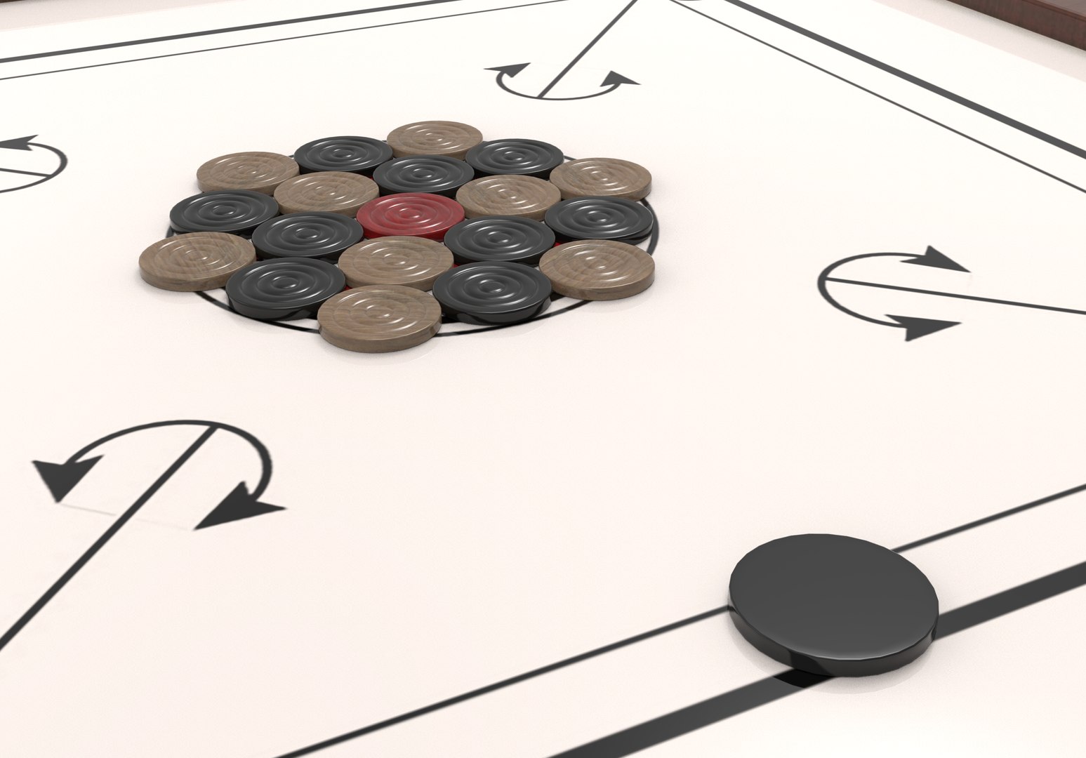 3D Carrom Model - TurboSquid 1721450