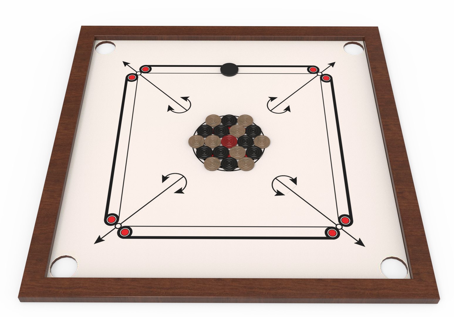 3D Carrom Model - TurboSquid 1721450