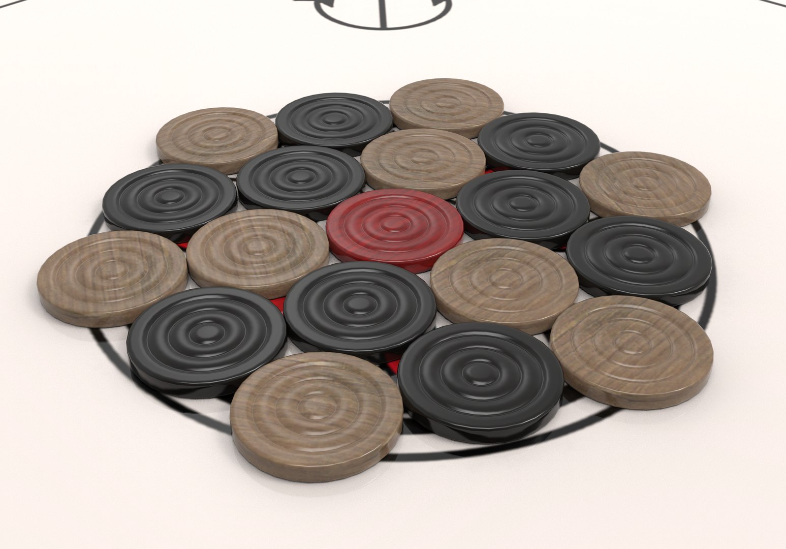 3D Carrom Model - TurboSquid 1721450