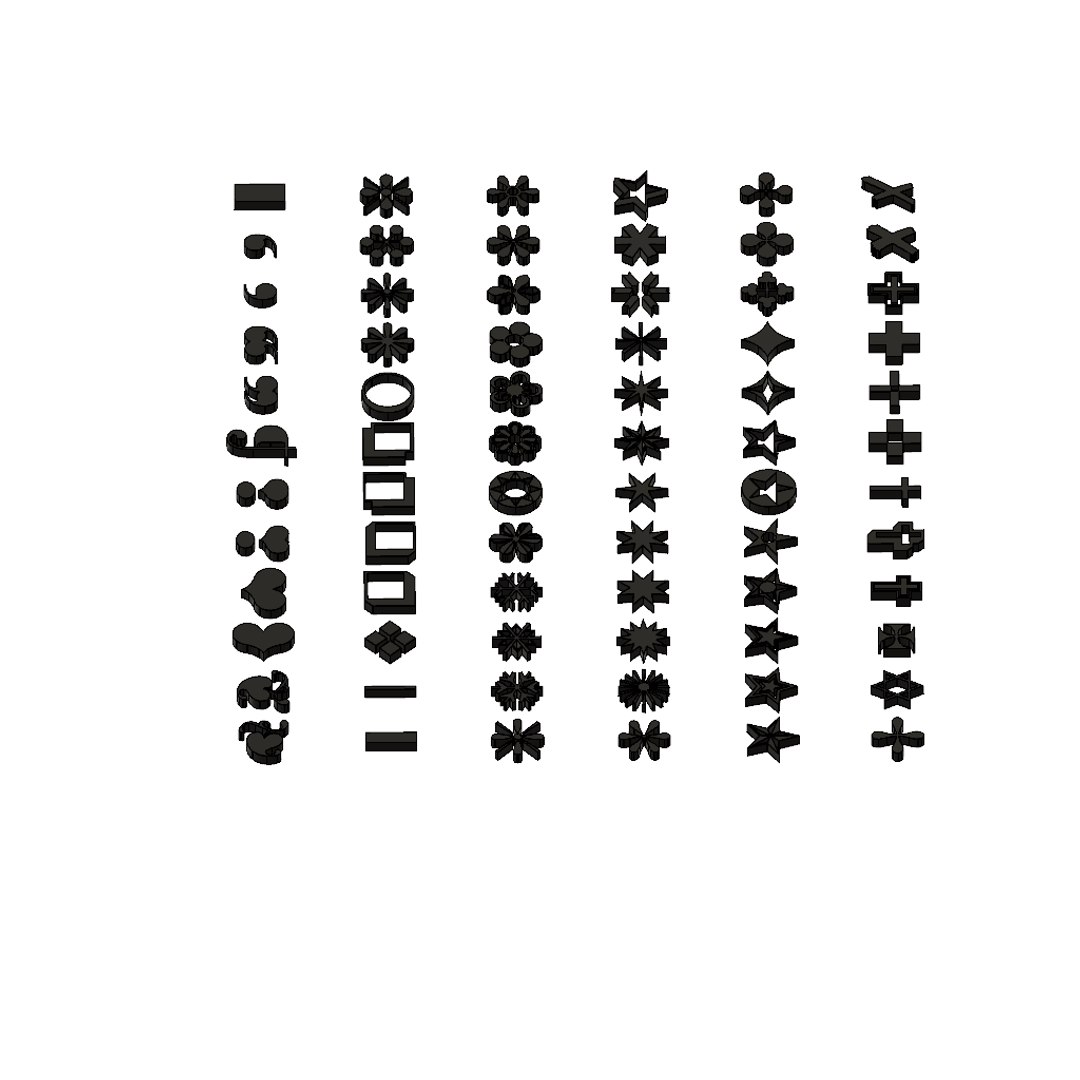 3D Symbols Set23 Cg Cad Model - TurboSquid 1216375
