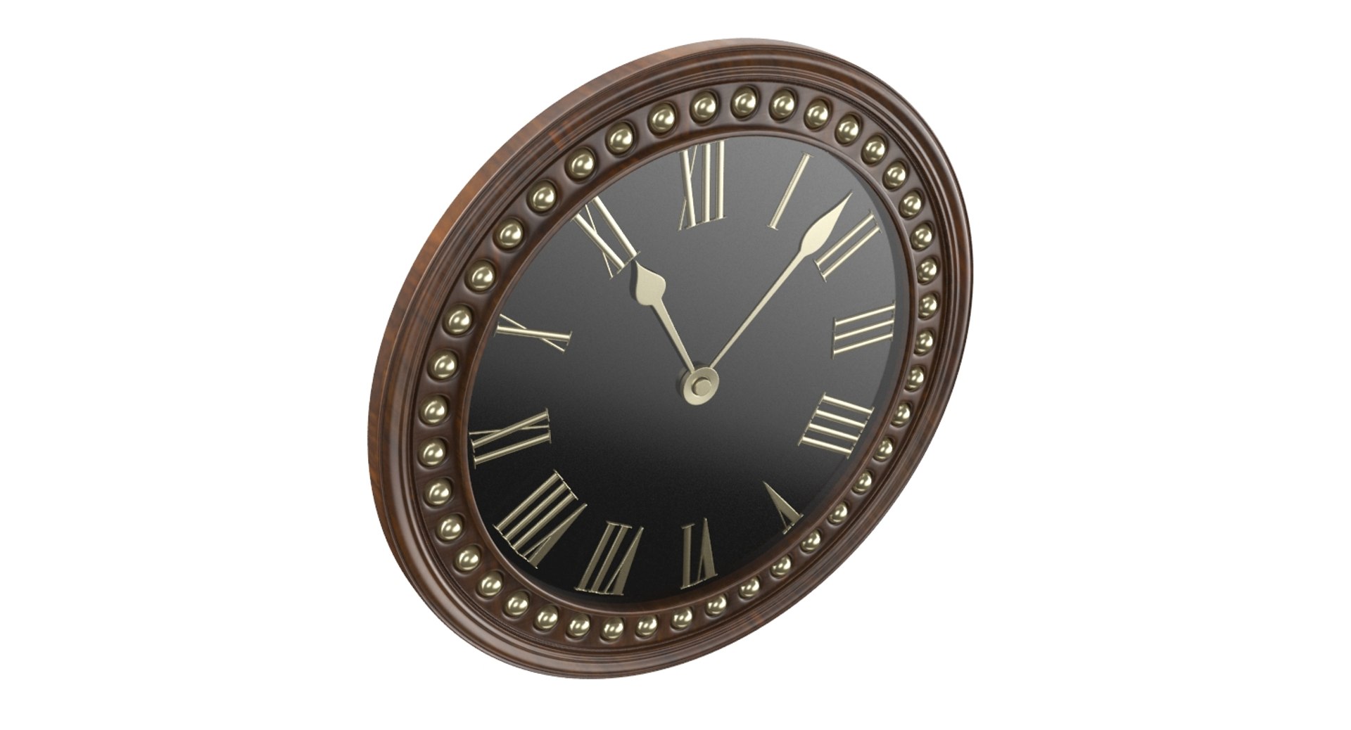3D Wall Clock Model - TurboSquid 1369181