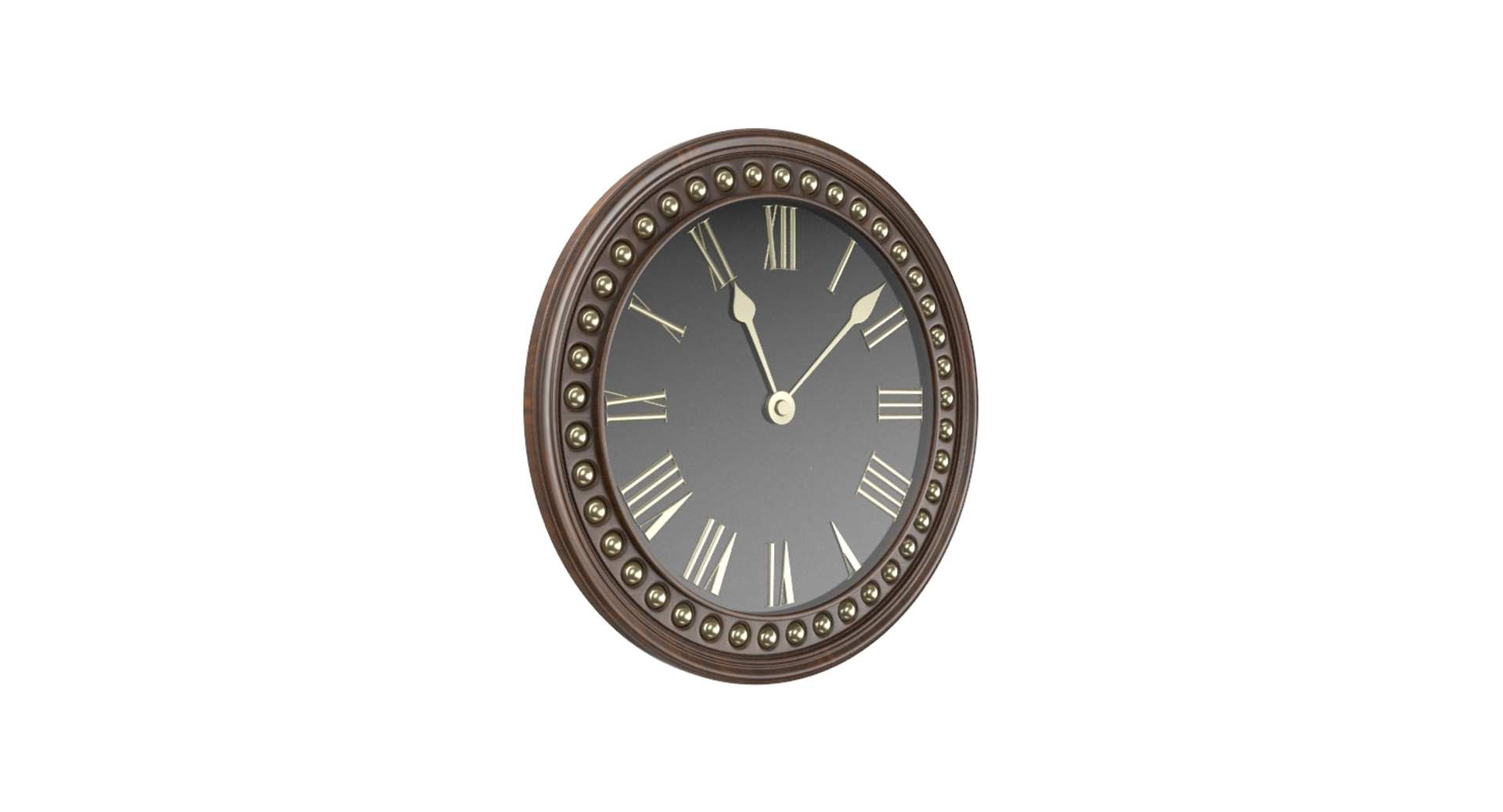 3D Wall Clock Model - TurboSquid 1369181
