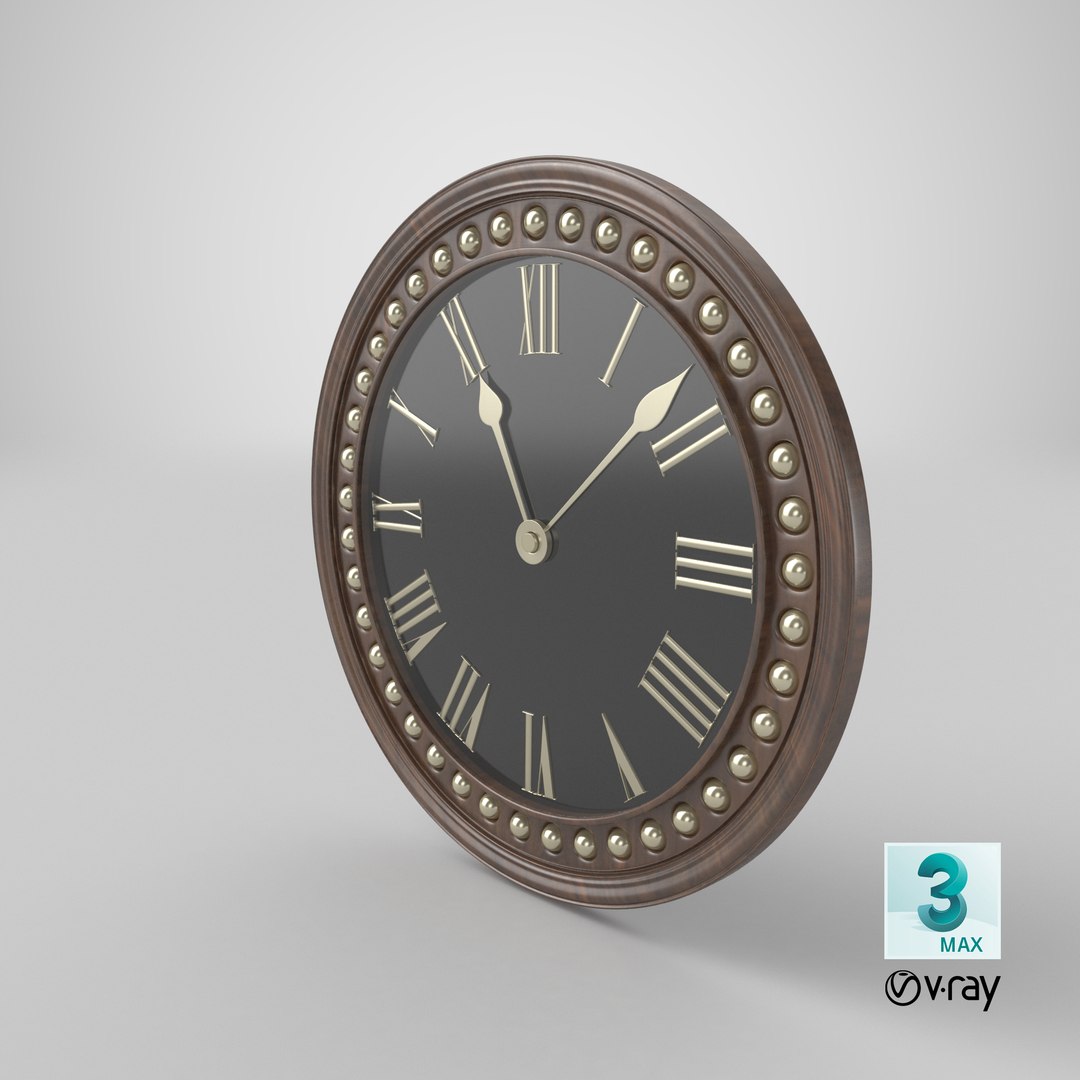 3D Wall Clock Model - TurboSquid 1369181