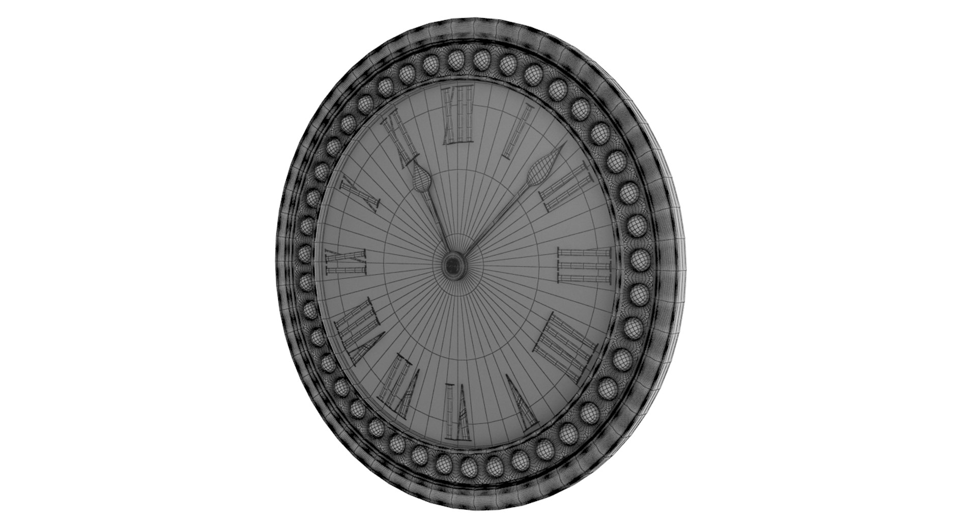 3D Wall Clock Model - TurboSquid 1369181