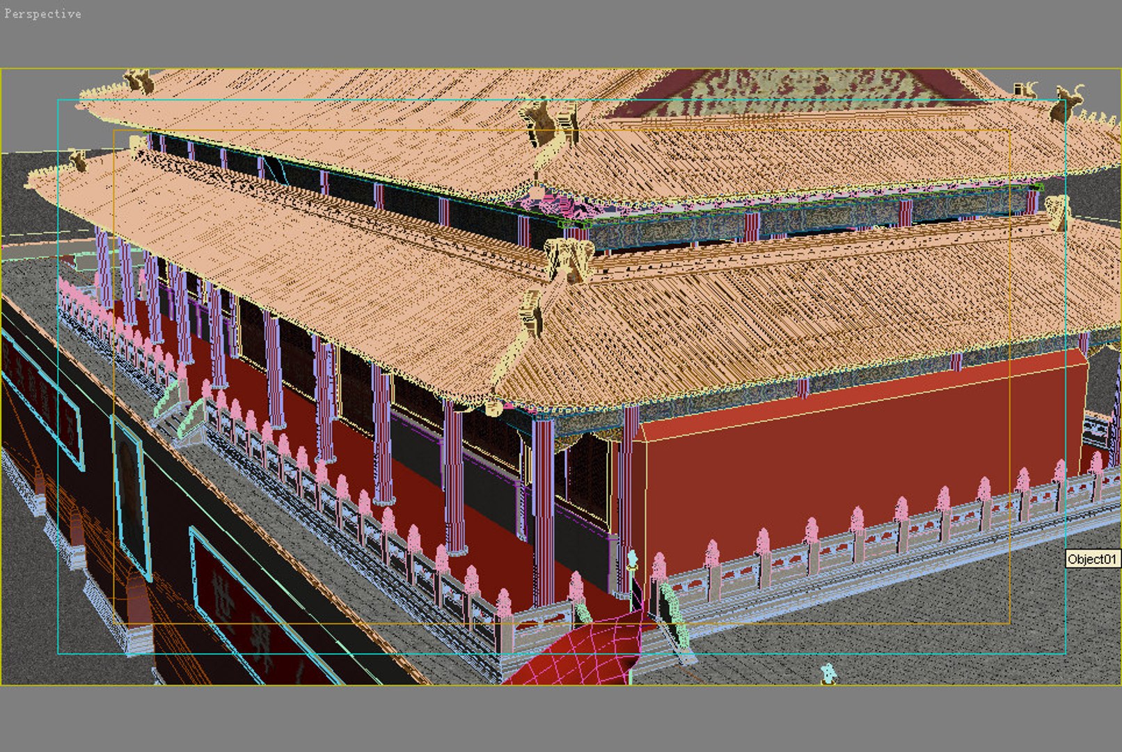Tiananmen Gate 3d Model