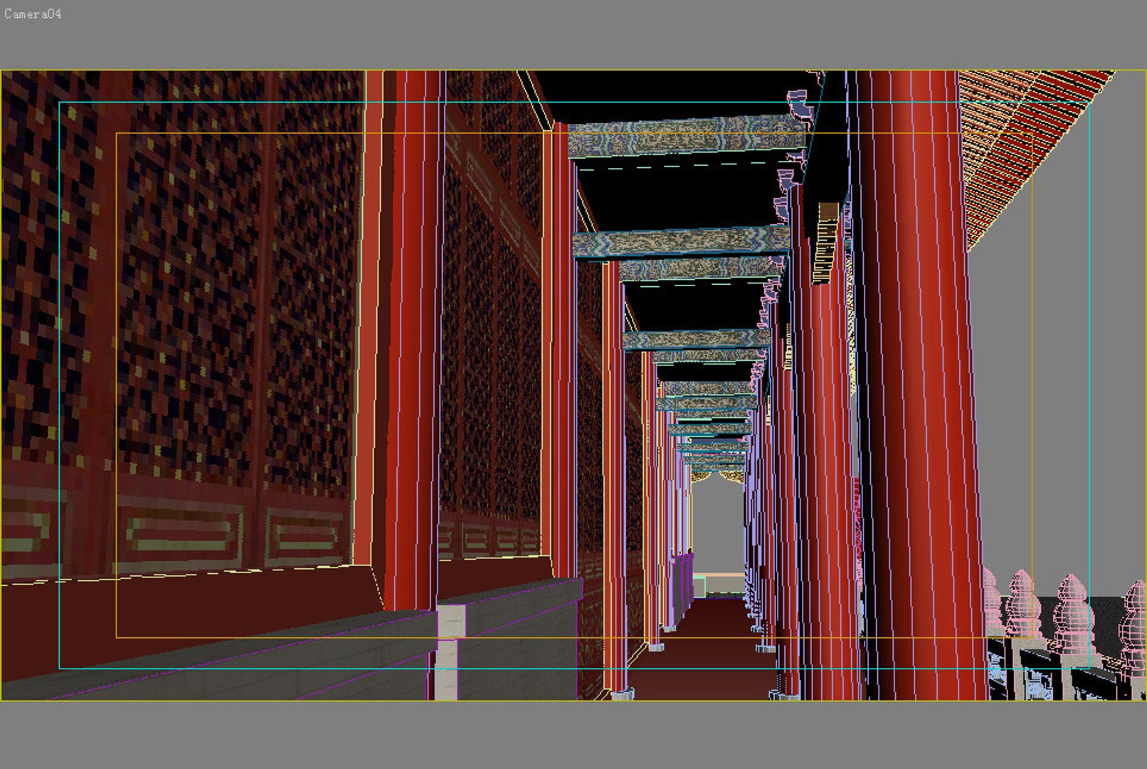 Tiananmen Gate 3d Model