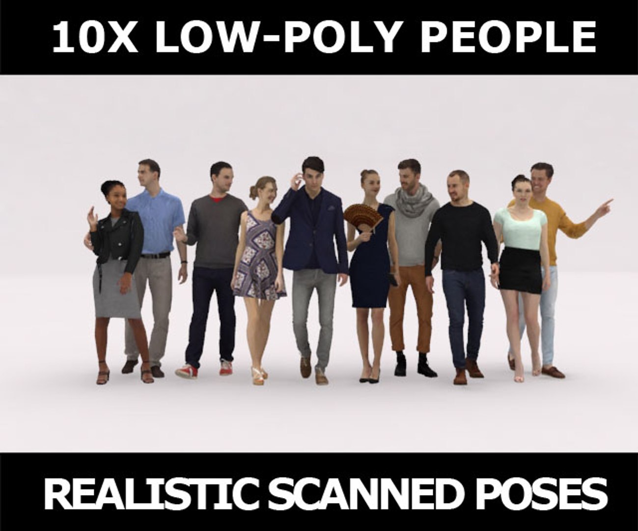 Scanned People Casual 3D Model - TurboSquid 1463441