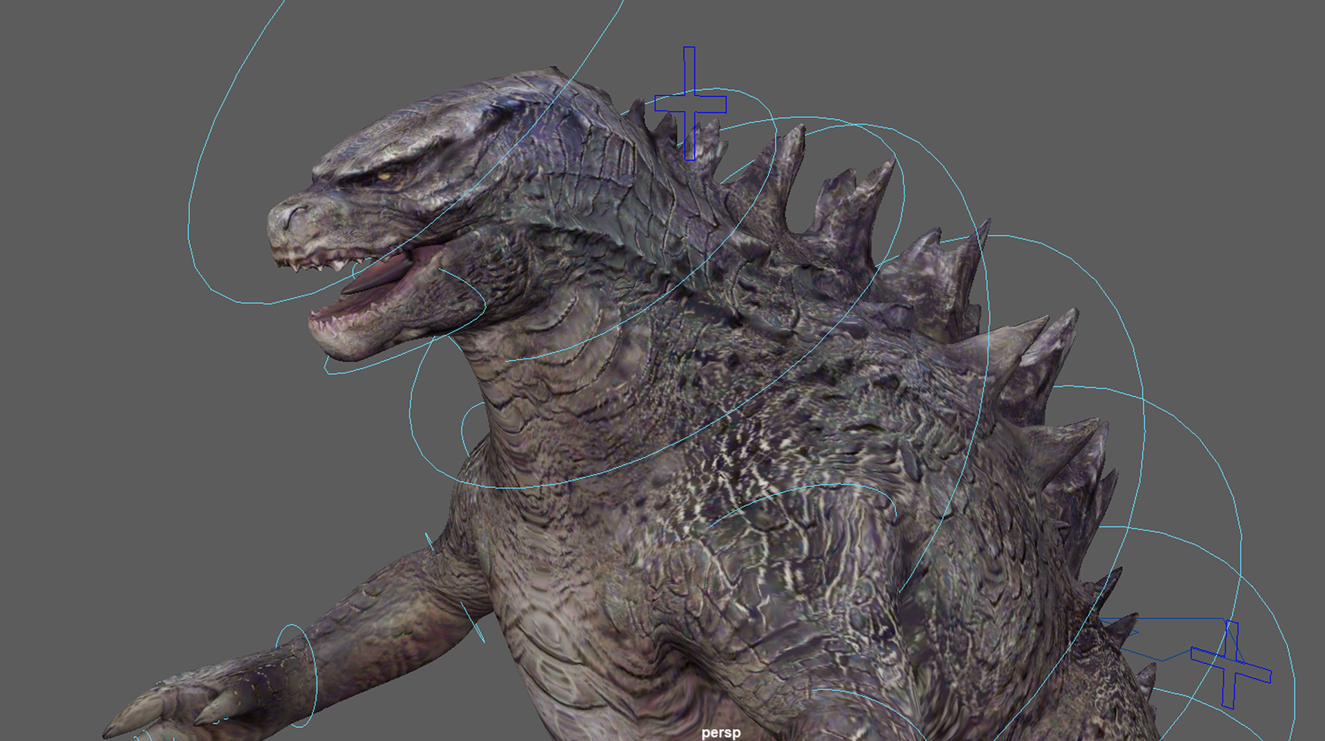 Godzilla Rig 3d Model Turbosquid 1708423