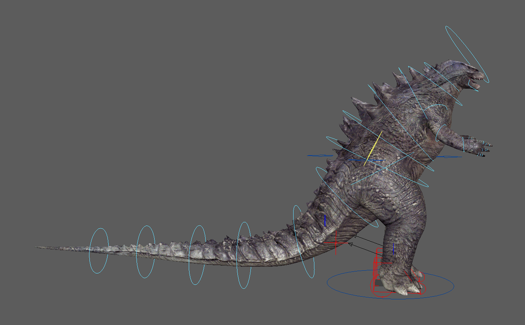 Godzilla Model For Blender _ Godzilla Model – ZUAC