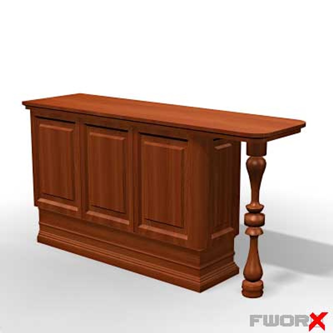 Kitchen Counter 3d Max
