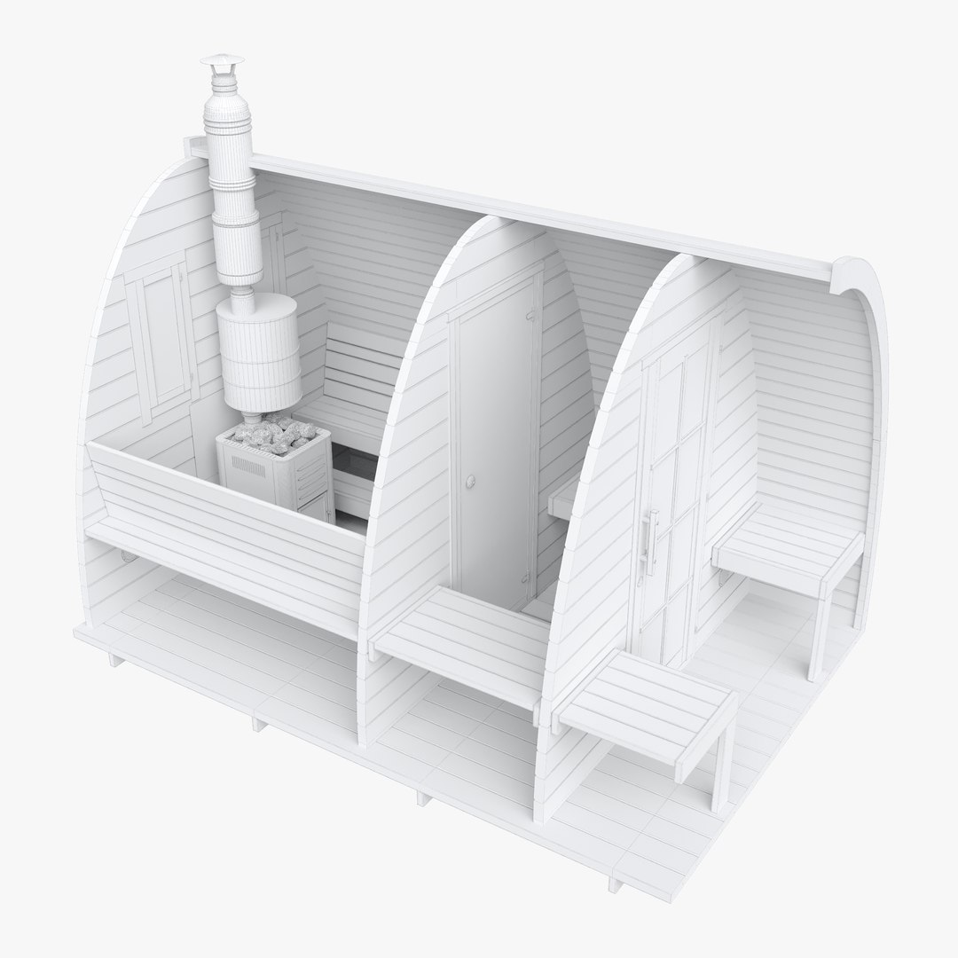 Iglu Sauna Double Room 3D Model - TurboSquid 2063158