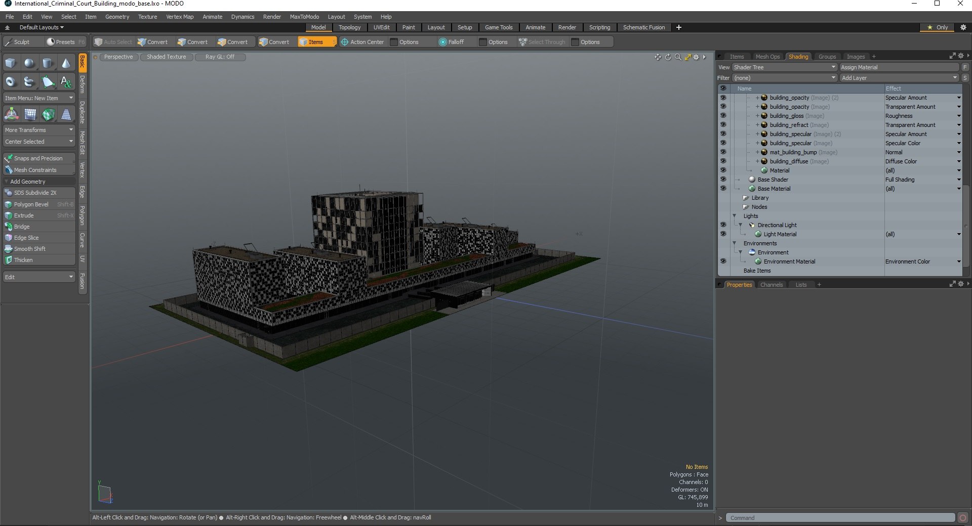 3D International Criminal Court Building model - TurboSquid 2088906