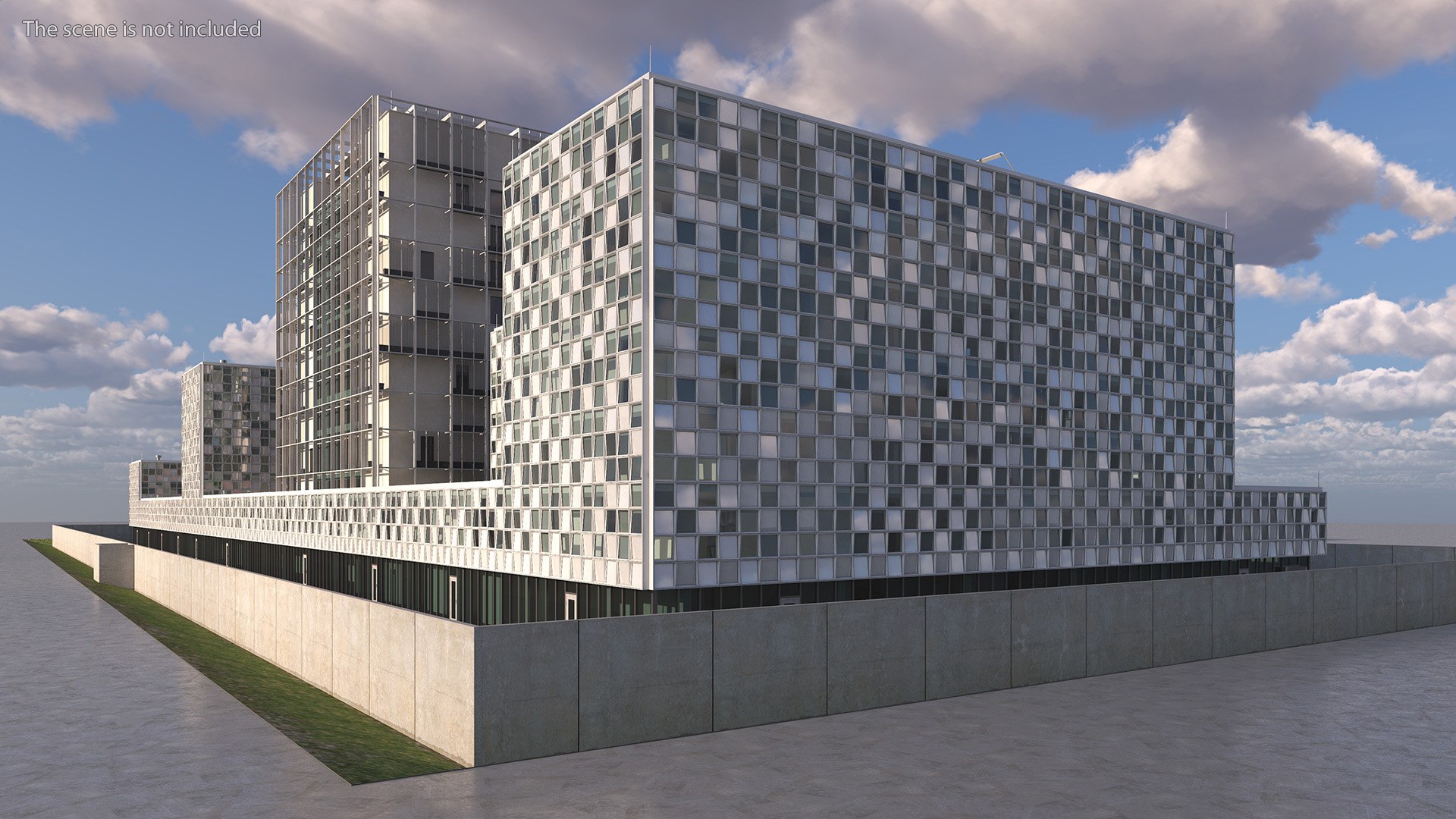 3D International Criminal Court Building Model - TurboSquid 2088906