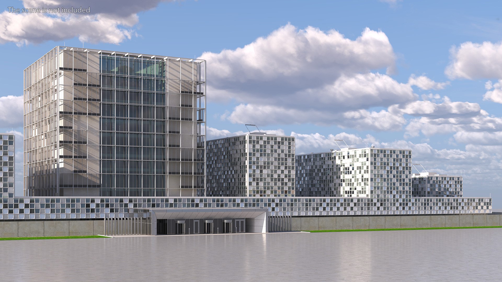 3D International Criminal Court Building Model - TurboSquid 2088906
