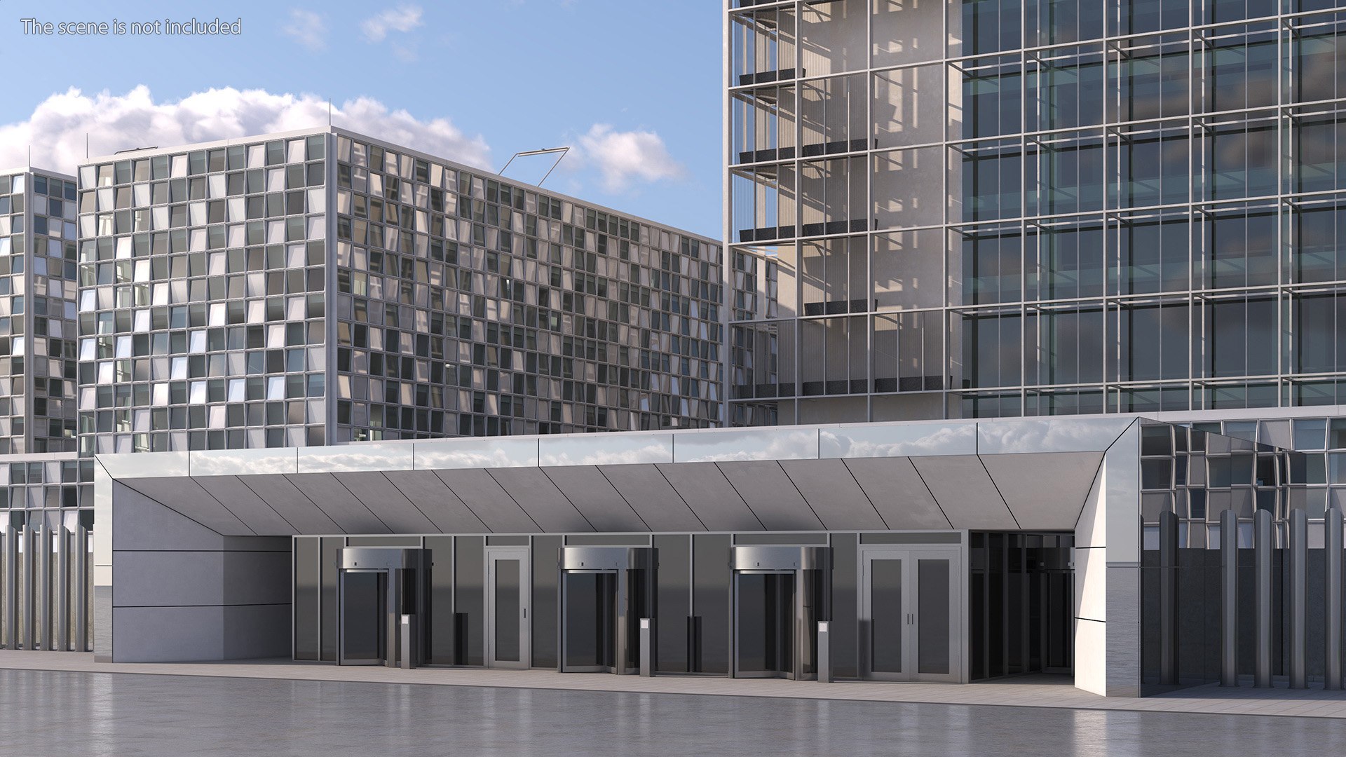 3D International Criminal Court Building Model - TurboSquid 2088906