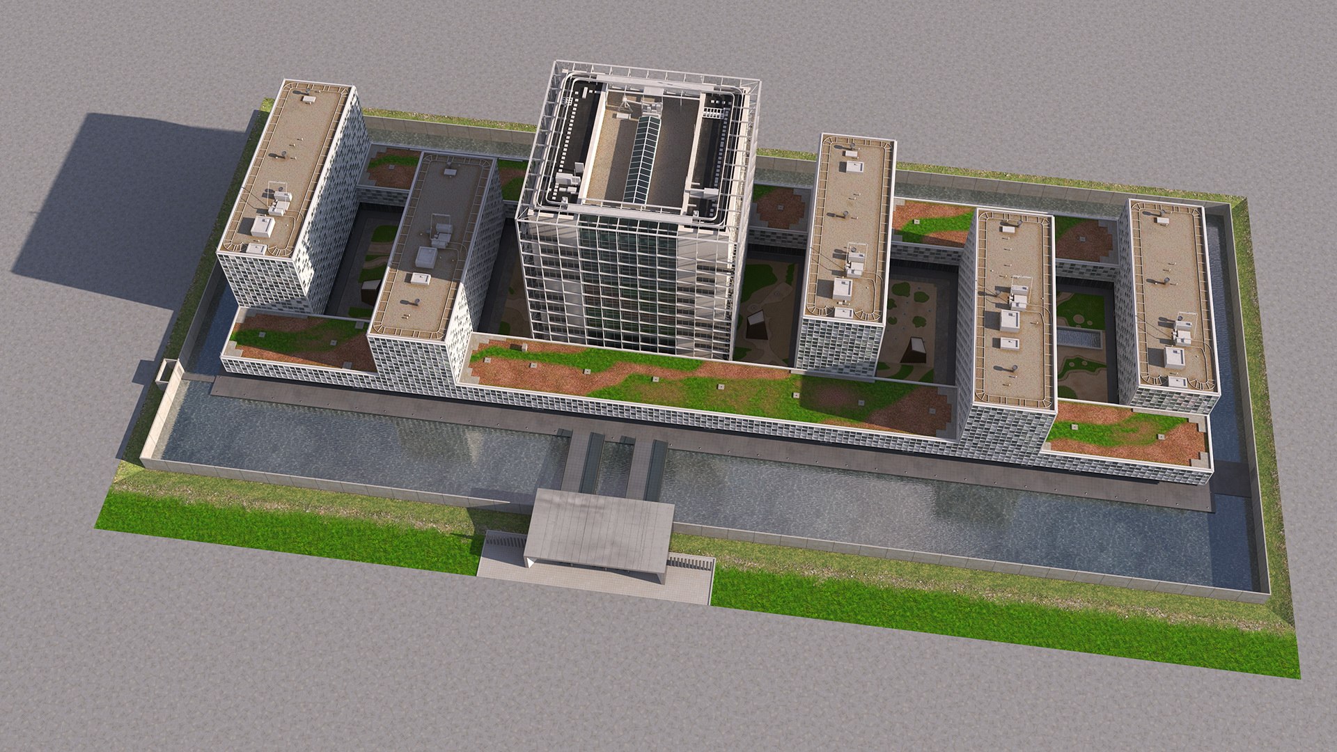 3D International Criminal Court Building model - TurboSquid 2088906