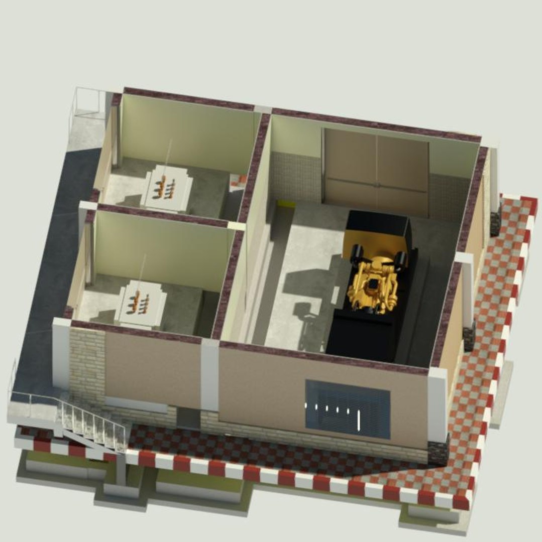 Generator Transformers Building 3D - TurboSquid 1931331