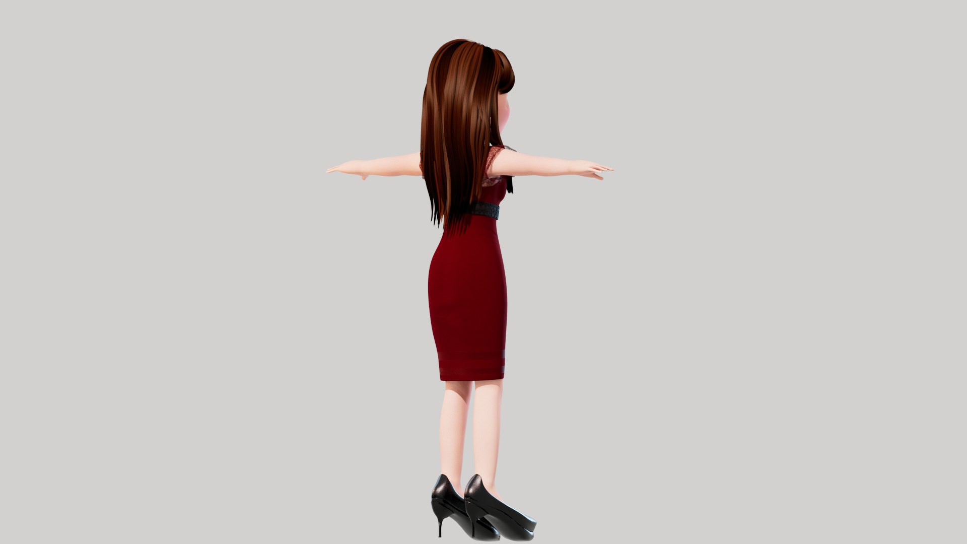 Cartoon Women Emma 3D Model - TurboSquid 1974256