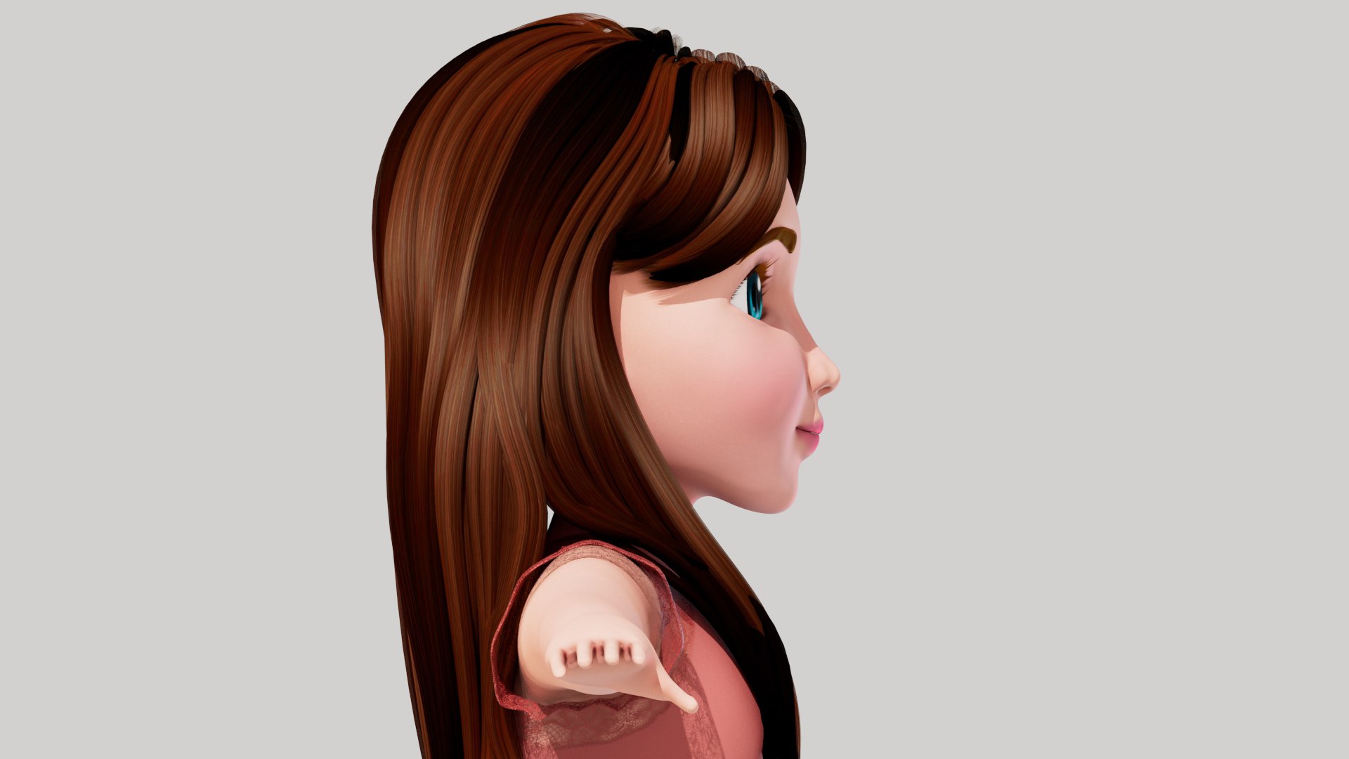 Cartoon Women Emma 3D Model - TurboSquid 1974256