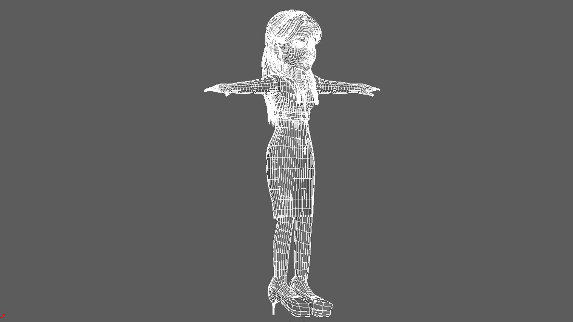 Cartoon Women Emma 3D Model - TurboSquid 1974256