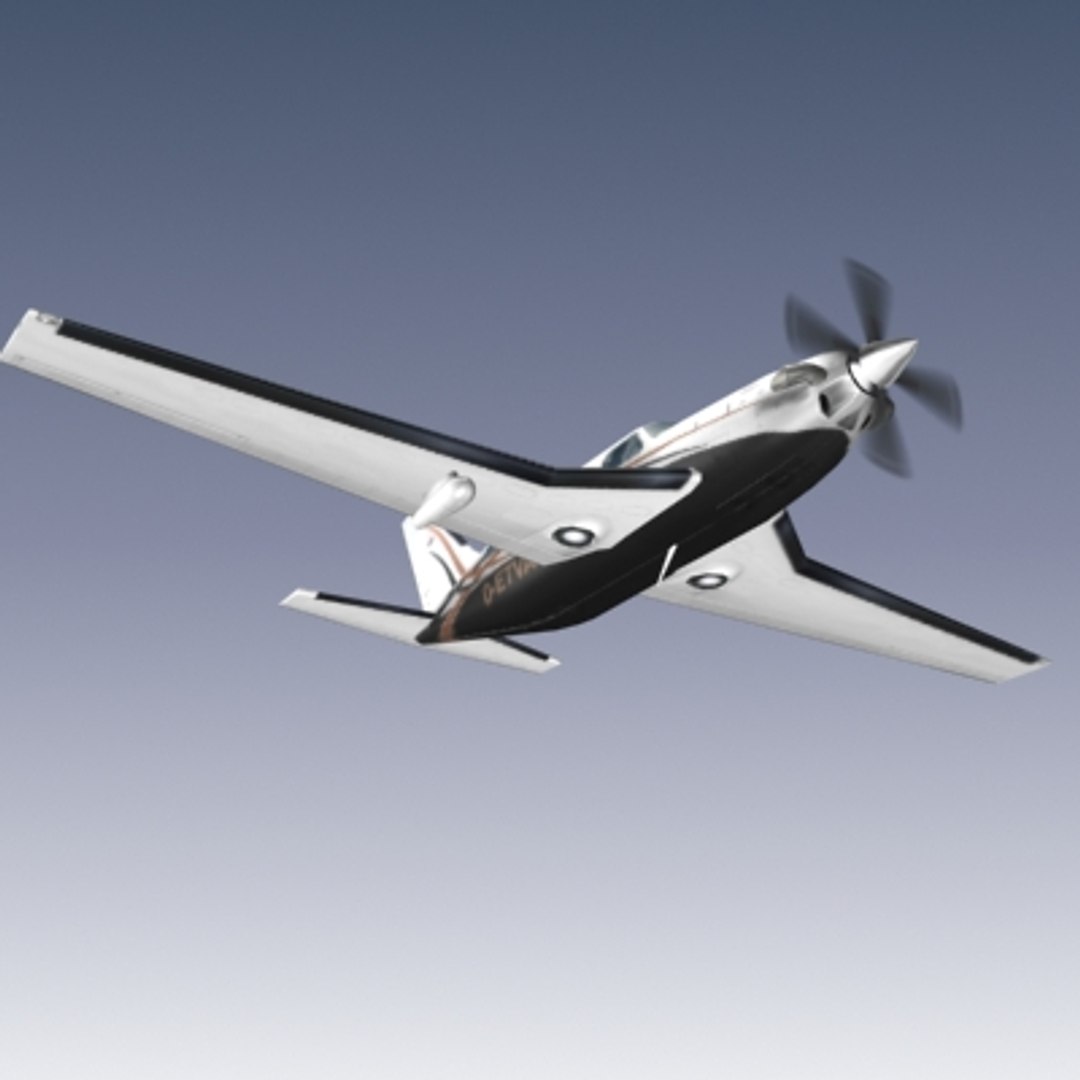 3d Model Piper Pa-46-500 Malibu Meridian