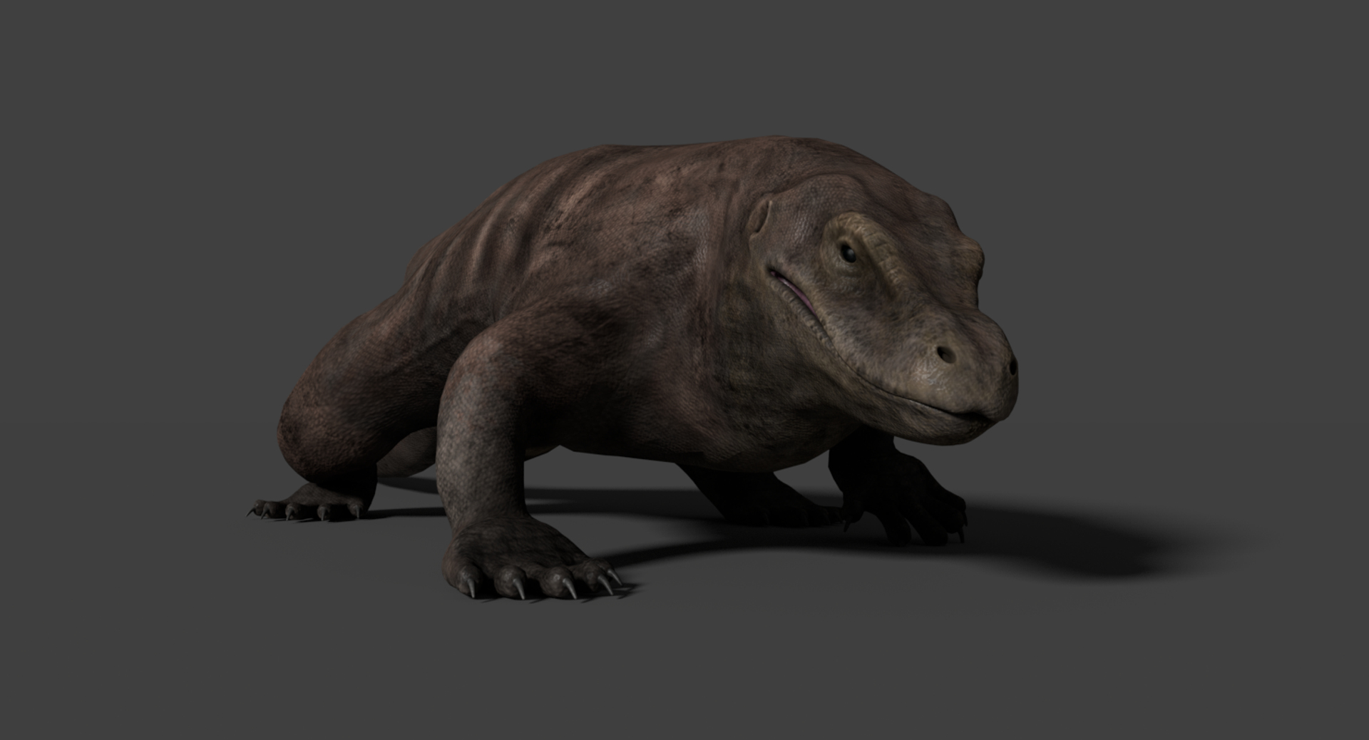 3d Komodo Dragon Model