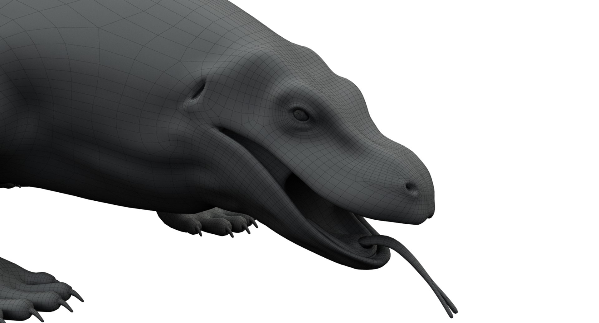 3d Komodo Dragon Model