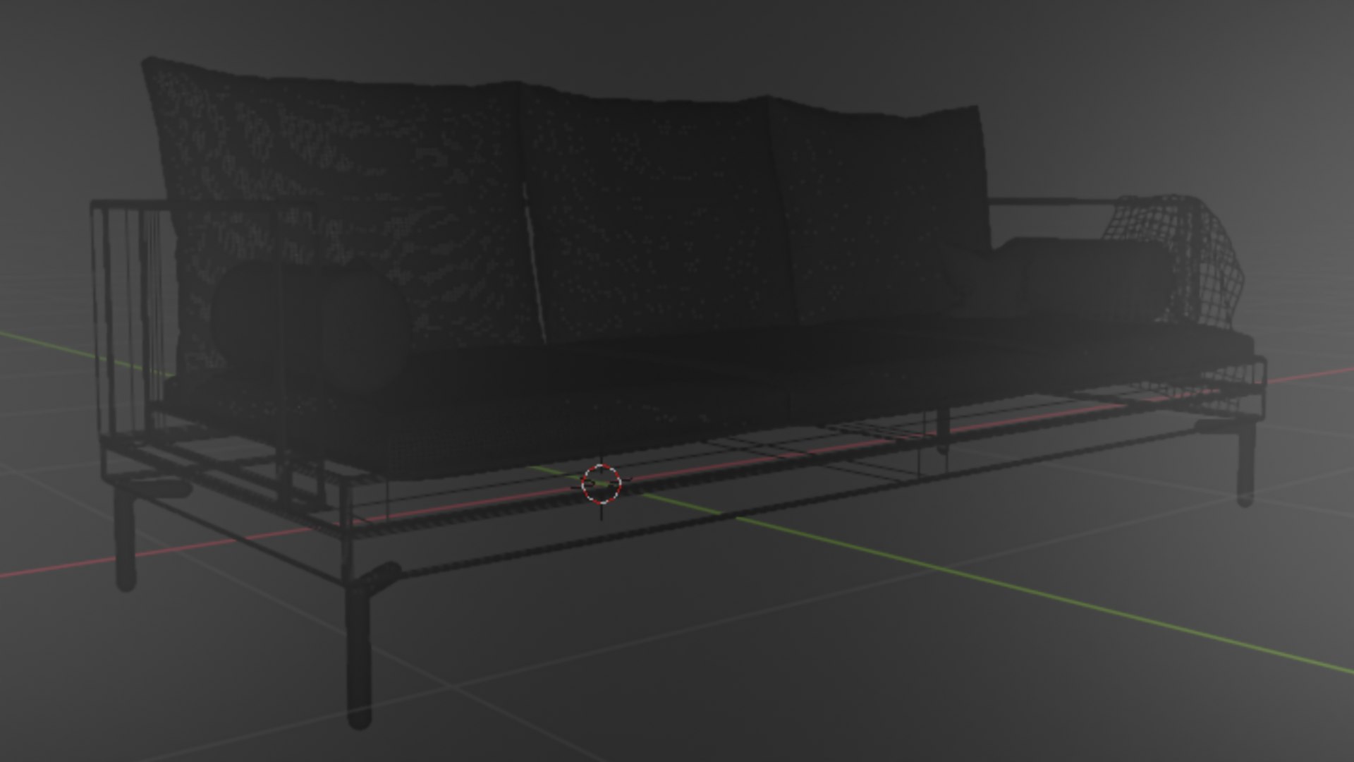 3D Couch Simple - TurboSquid 1718660