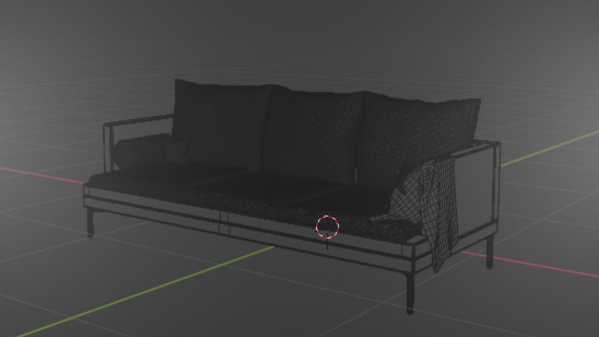 3D Couch Simple - TurboSquid 1718660