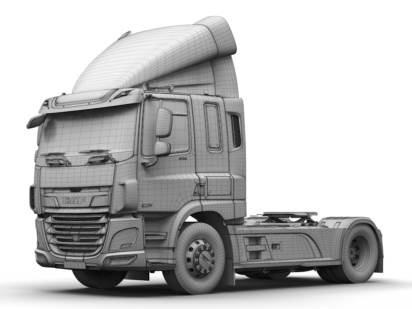 Daf cf sleeper cab 3D model - TurboSquid 1223057