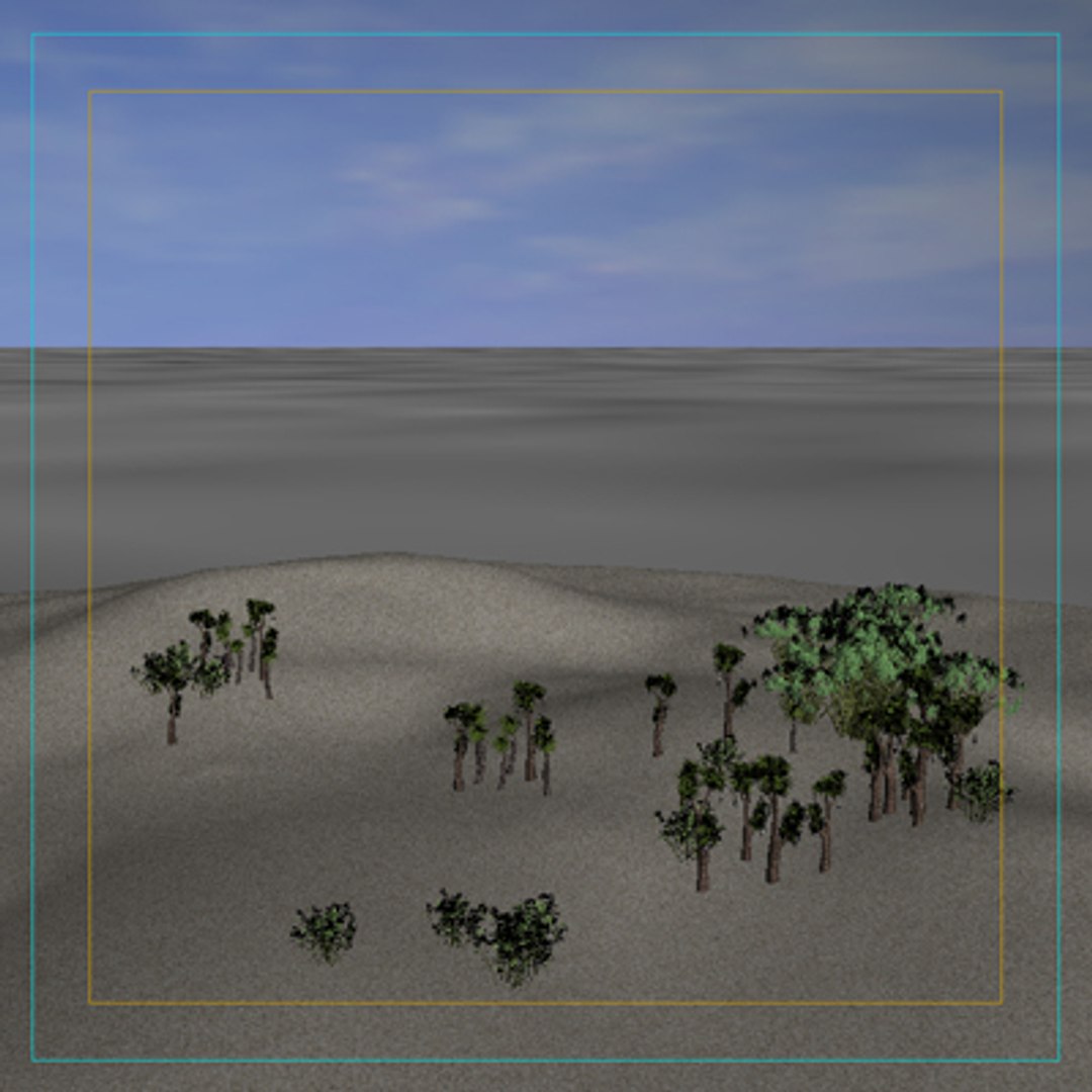 3d Island Sea View Model
