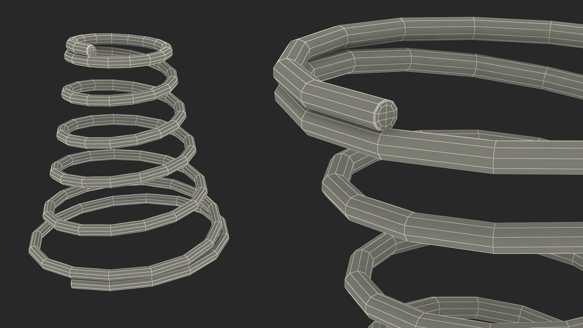 3D Steel Conical Coil Spring Model - TurboSquid 2402250
