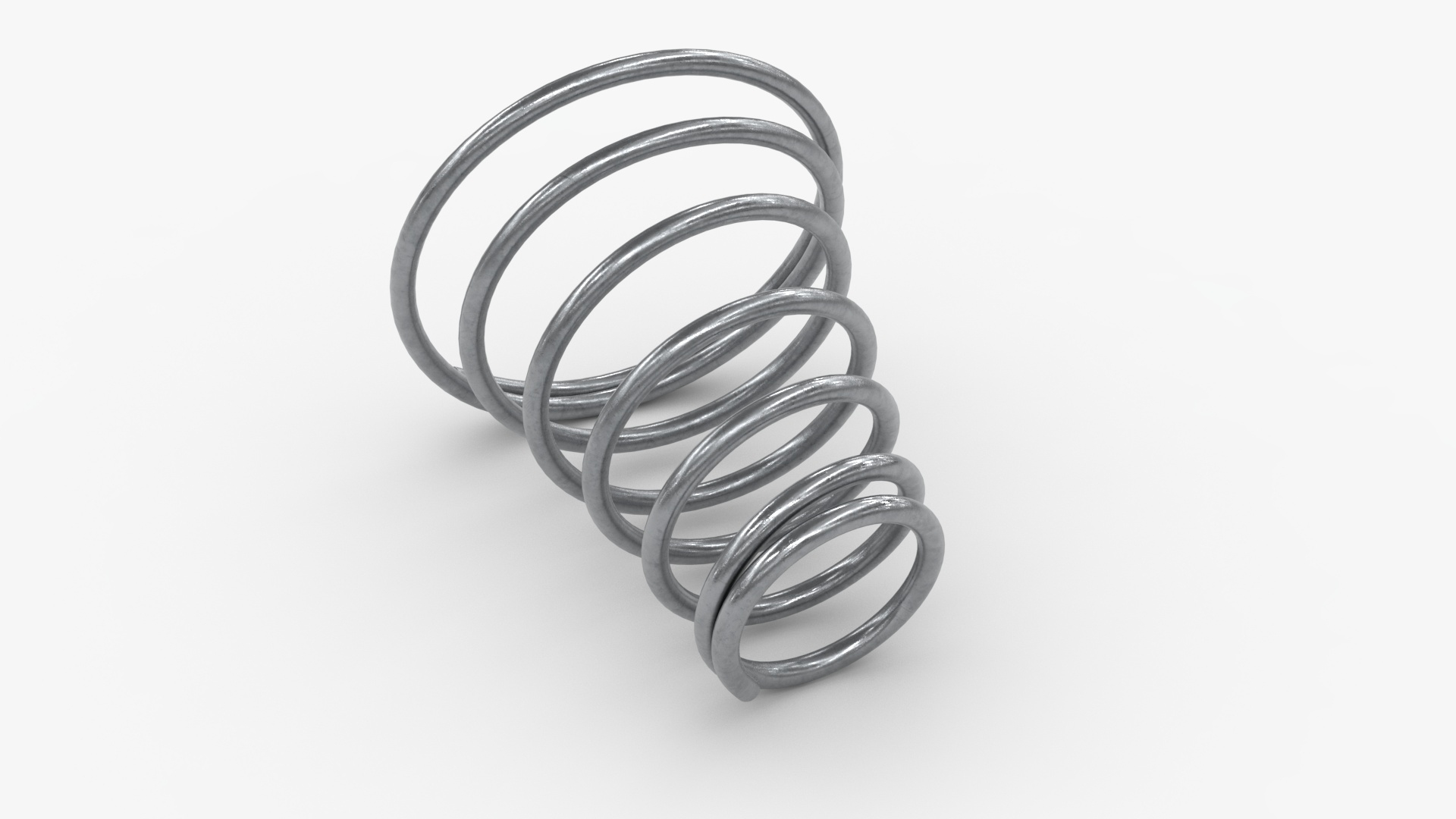 3D Steel Conical Coil Spring Model - TurboSquid 2402250