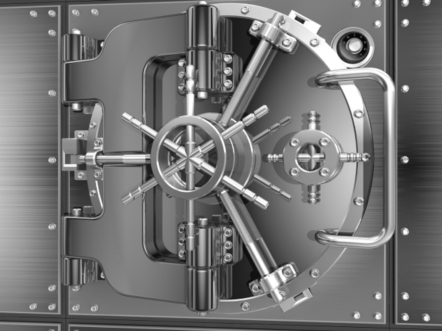 3D Bank Vault Animation Model - TurboSquid 1418243