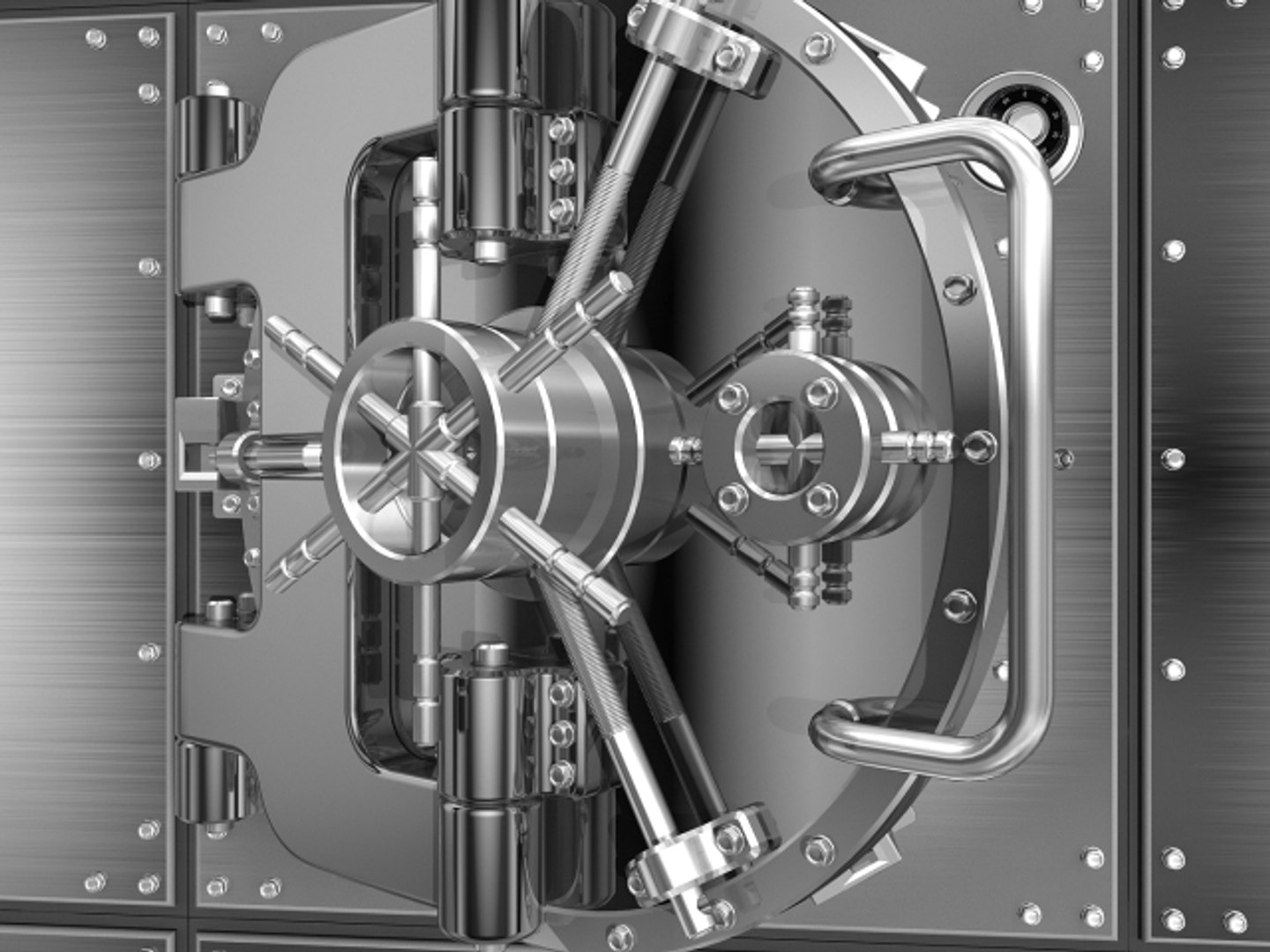 3D Bank Vault Animation Model - TurboSquid 1418243