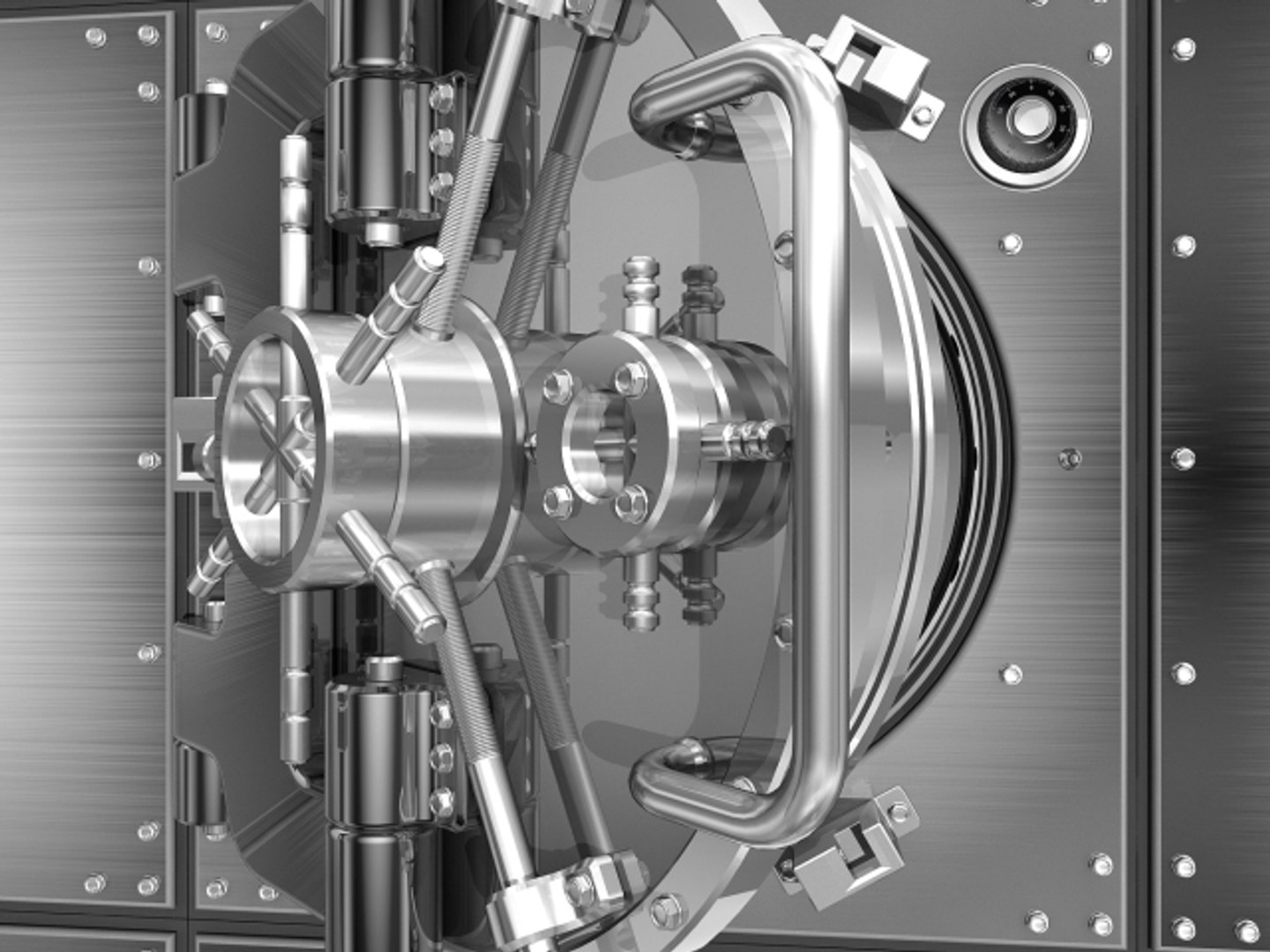 3D Bank Vault Animation Model - TurboSquid 1418243