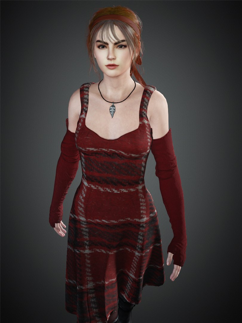 AAA Realistic Female Character 09 Model - TurboSquid 1775987