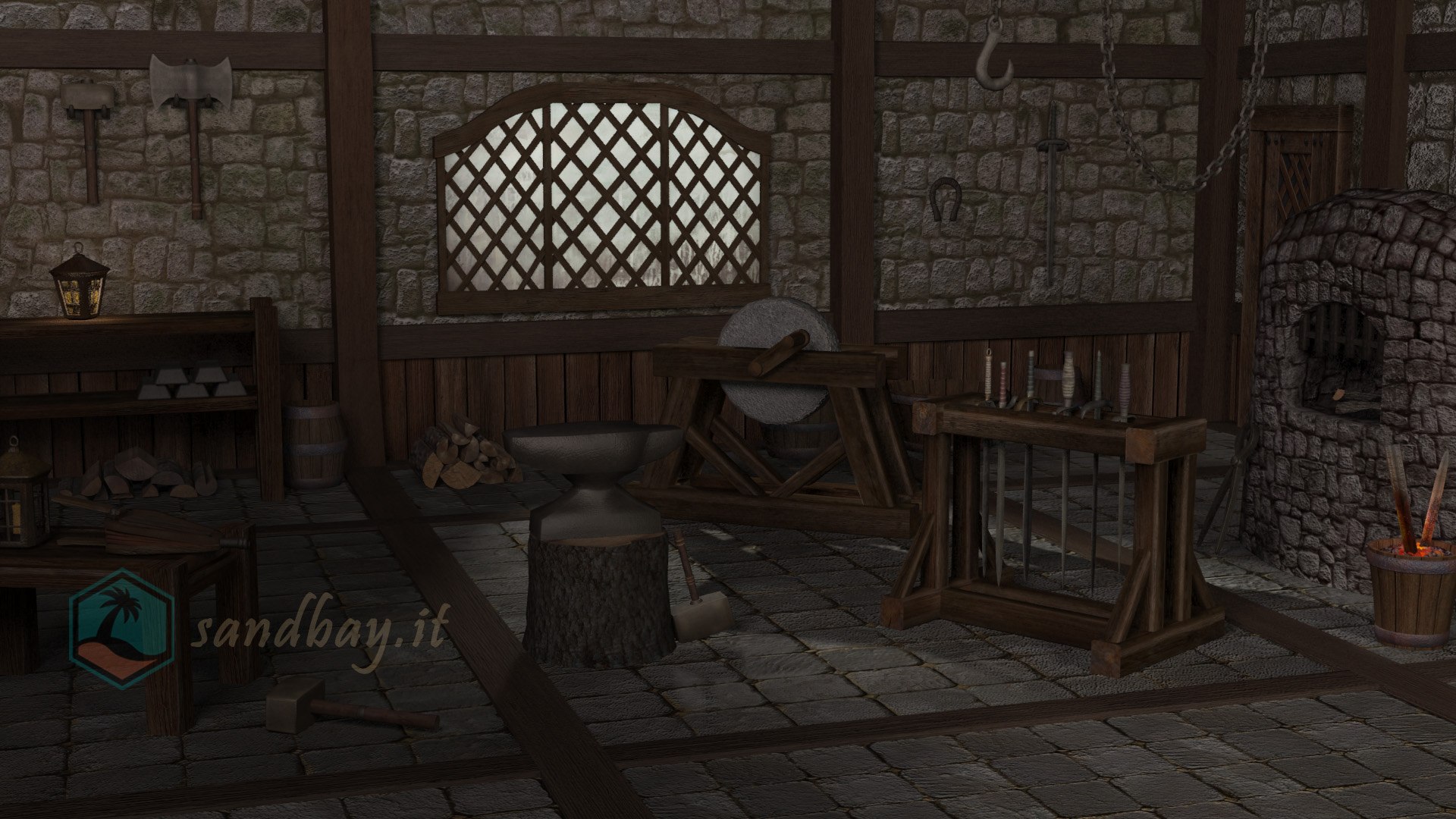 Blacksmith Tools 3D Model - TurboSquid 2152854