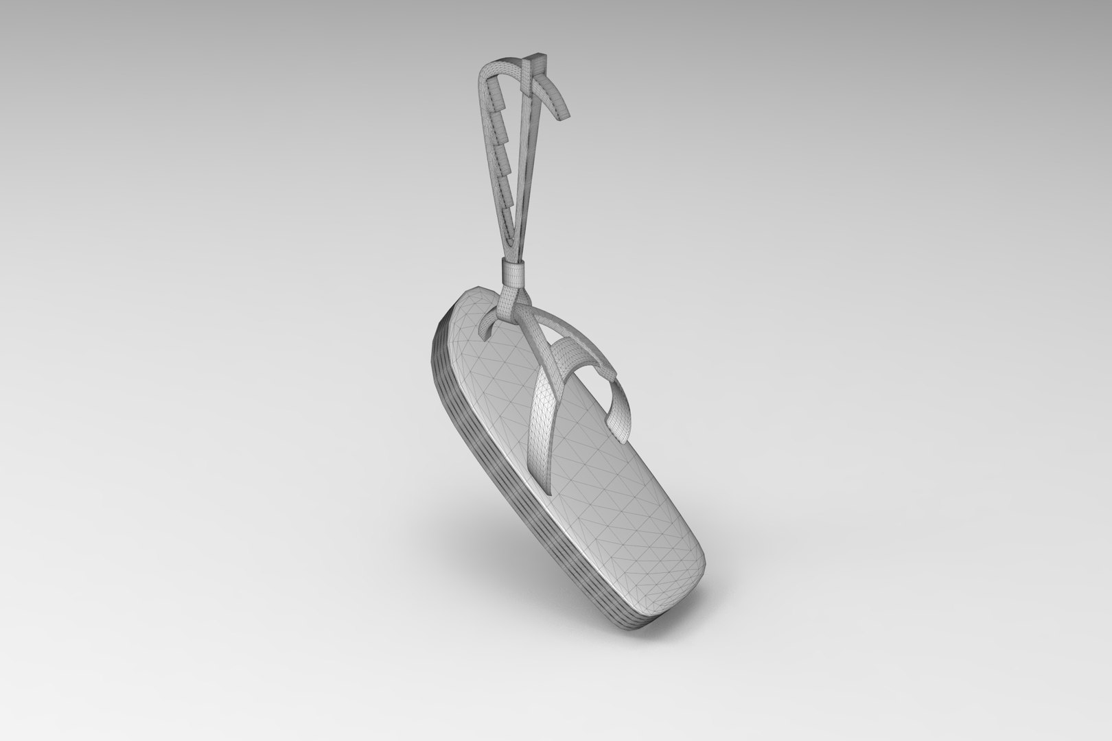 Flip Flops Keychain 3D Model - TurboSquid 1872323