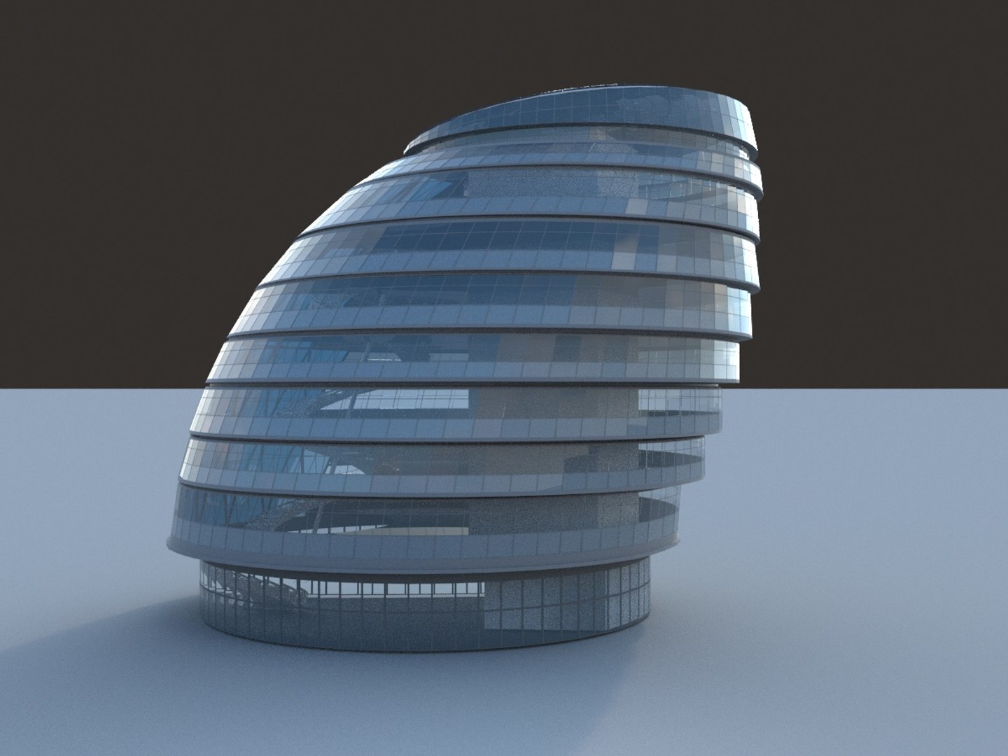 3d Model London City Hall