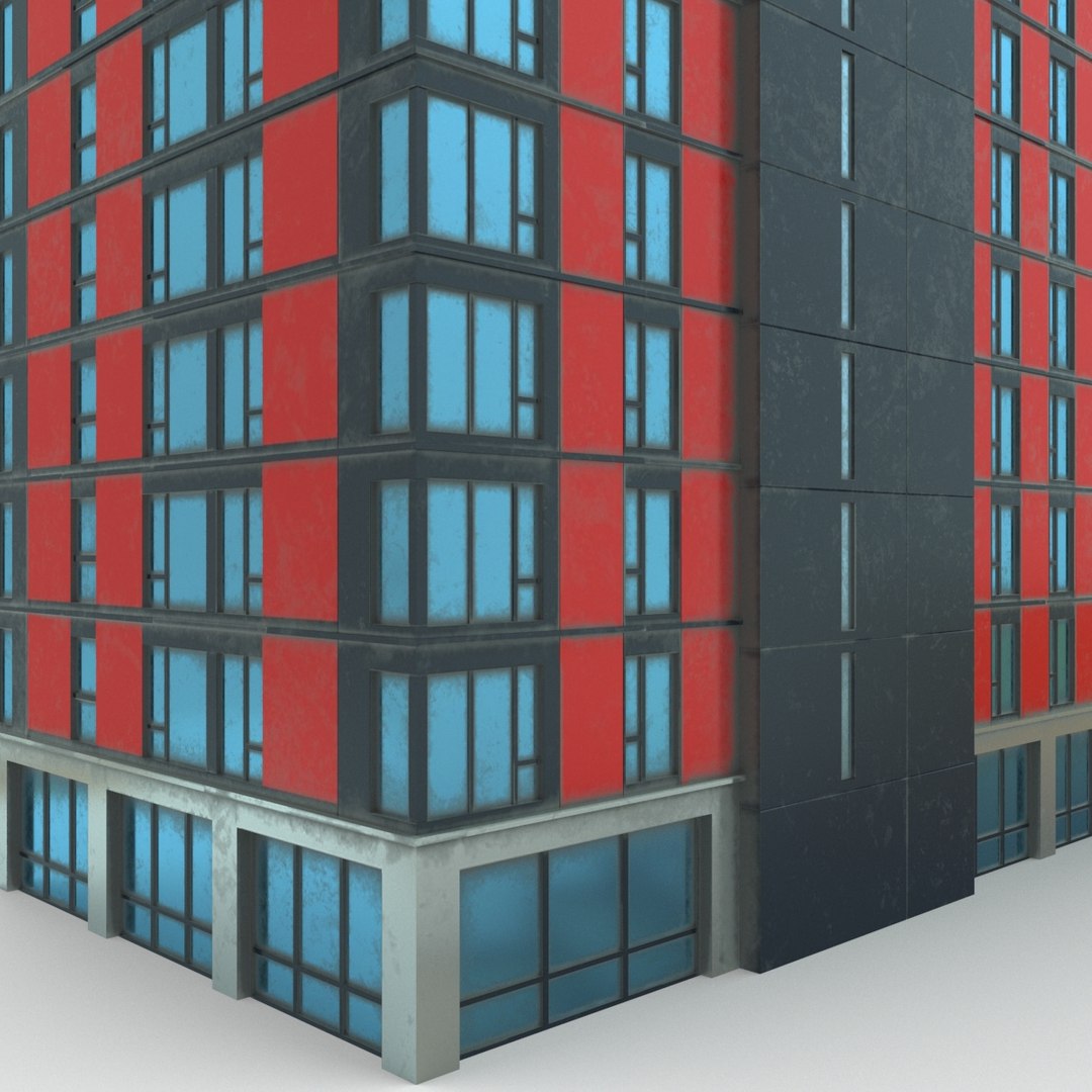 3D Model Building Pbr - TurboSquid 1552582