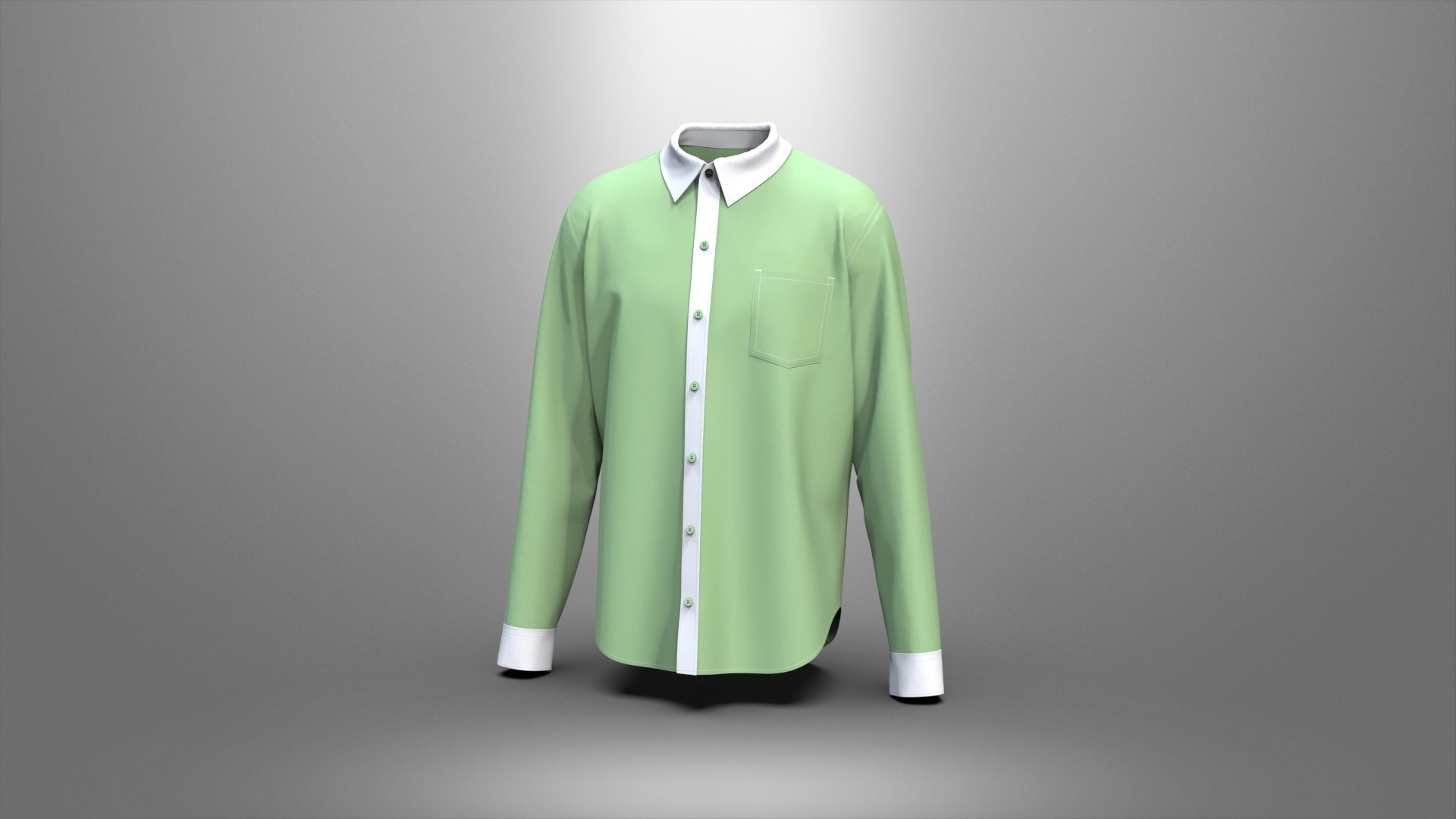 Classic Shirt Design 3D Model - TurboSquid 1994784