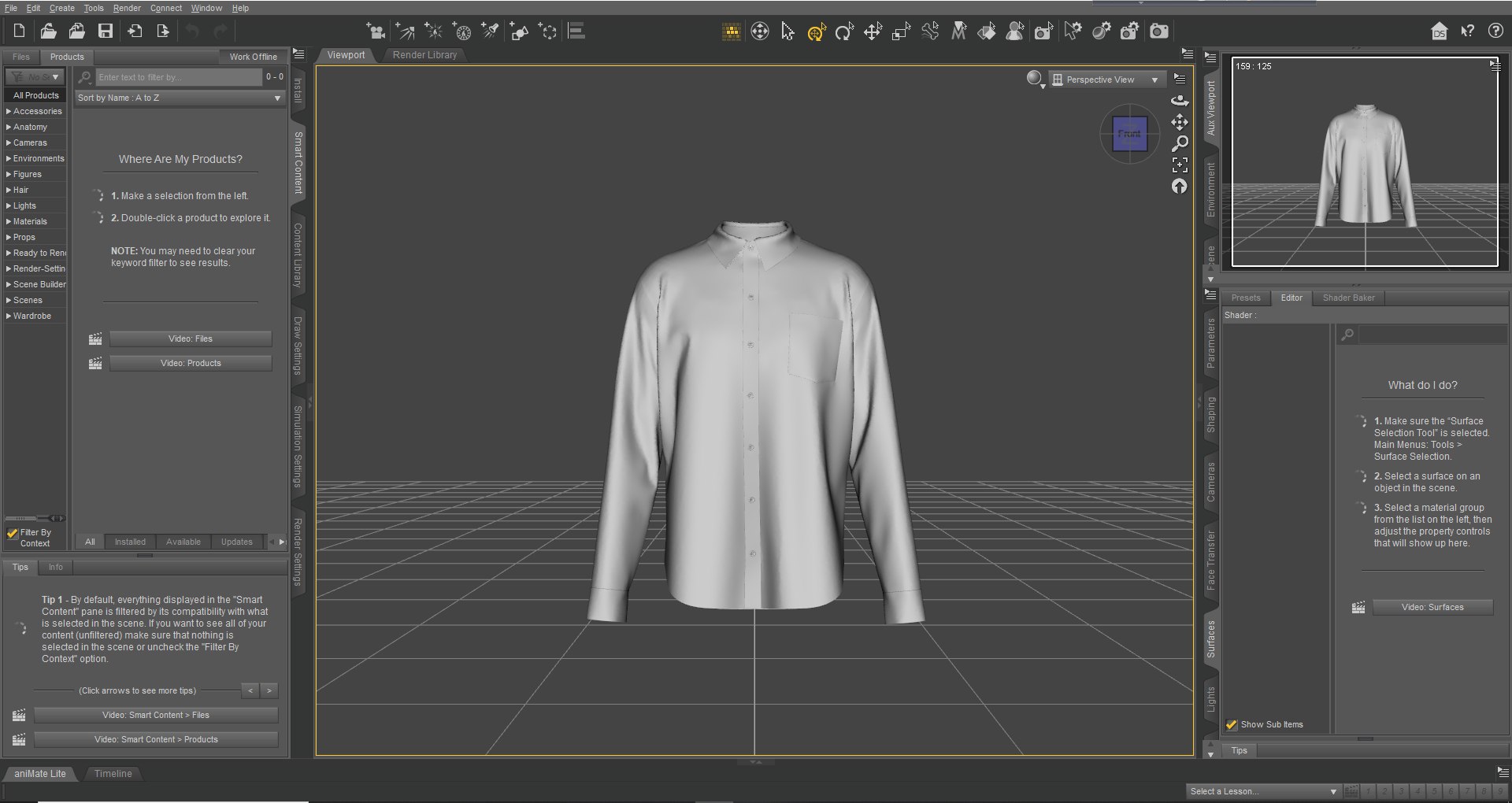 Classic Shirt Design 3D Model - TurboSquid 1994784