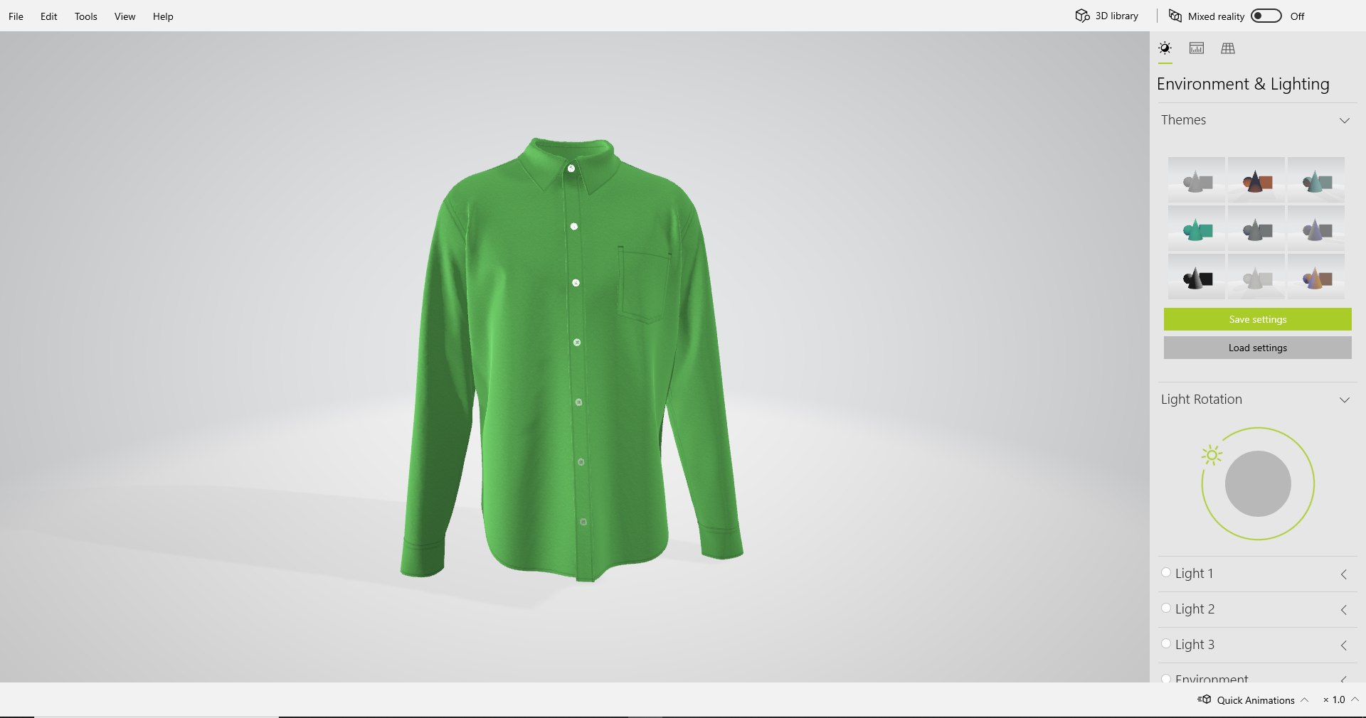 Classic Shirt Design 3D Model - TurboSquid 1994784